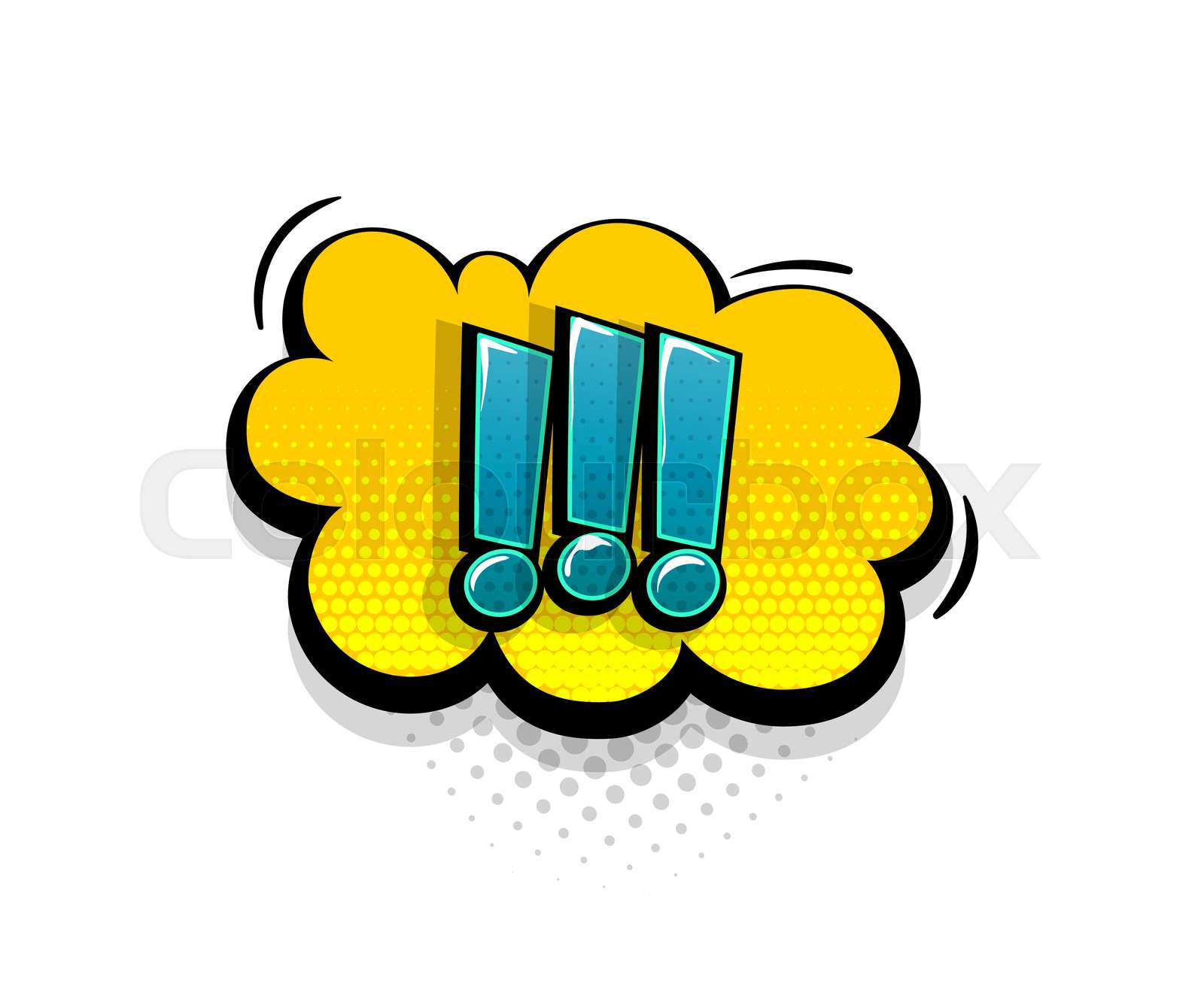 Exclamation Comic Bubble