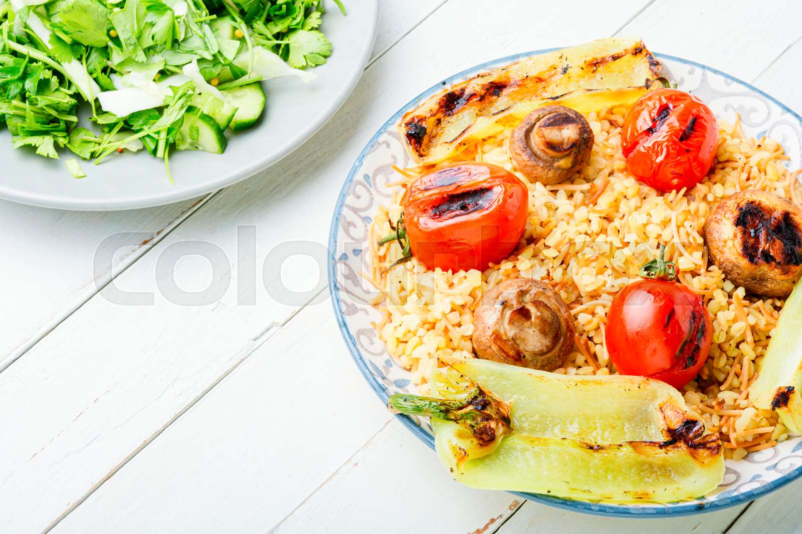 Traditional turkish pilaf | Stock image | Colourbox