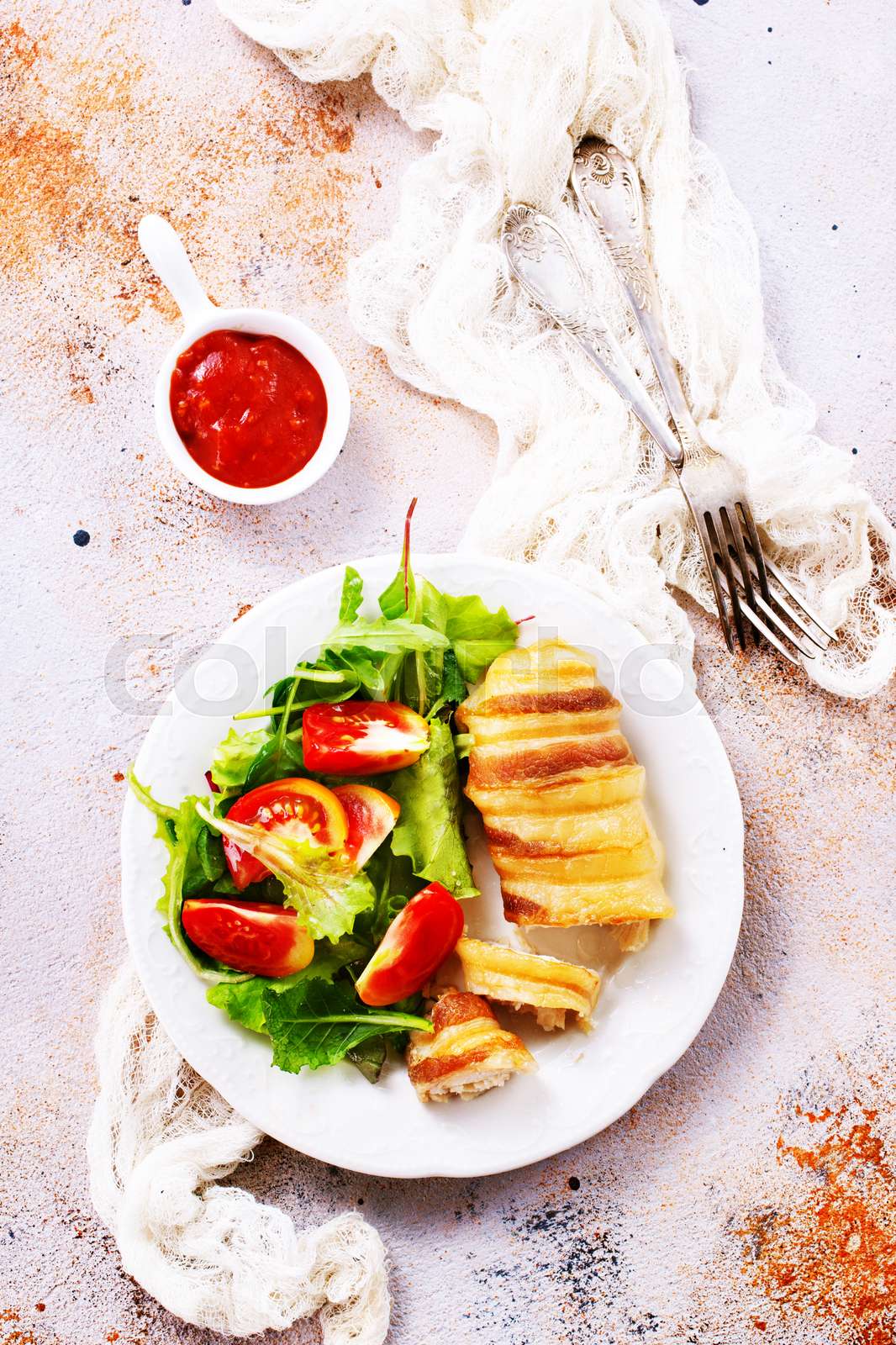 chicken roll | Stock image | Colourbox