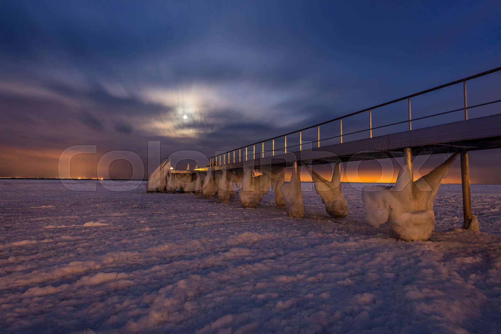 Pier in Skodsborg | Stock image | Colourbox