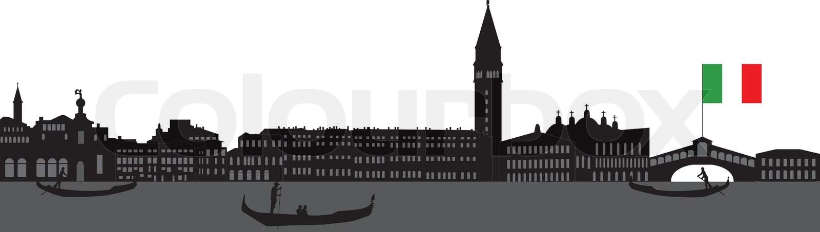venice skyline | Stock vector | Colourbox