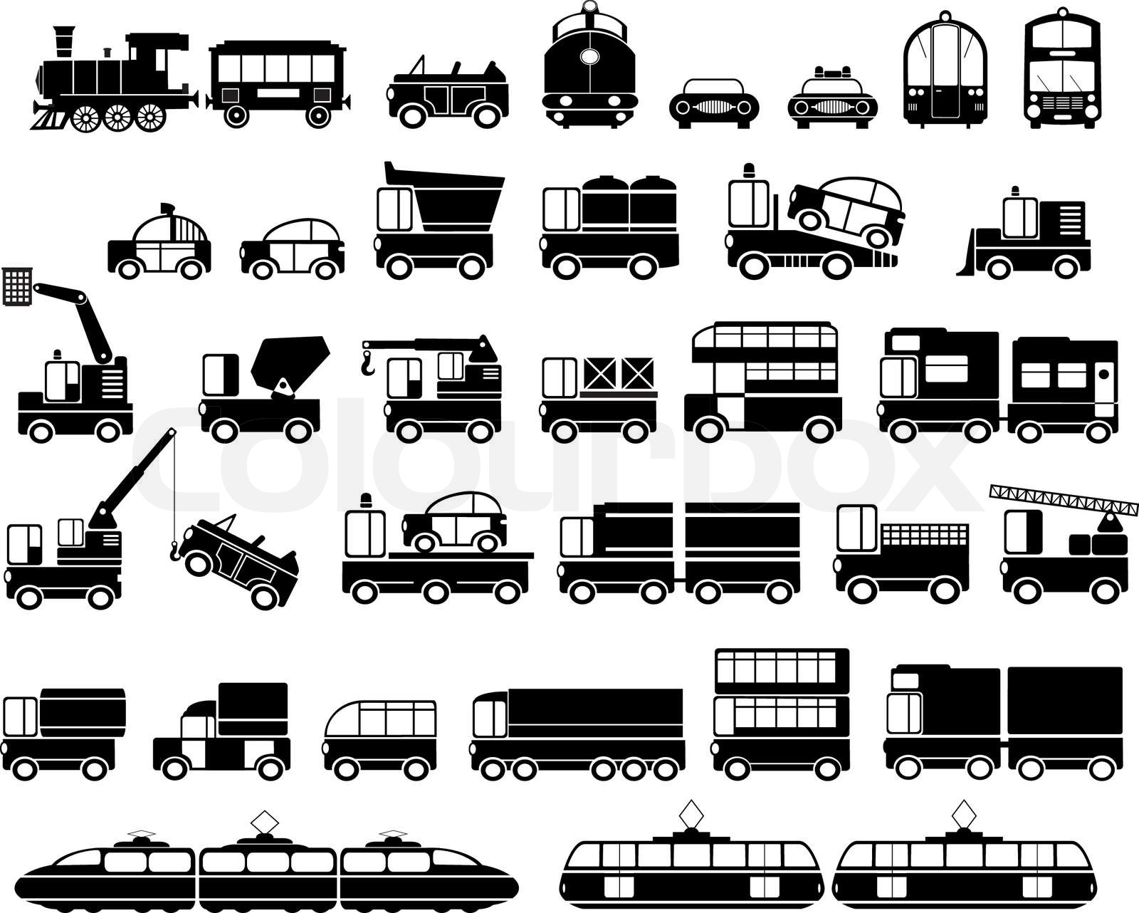 Vector vehicles | Stock vector | Colourbox