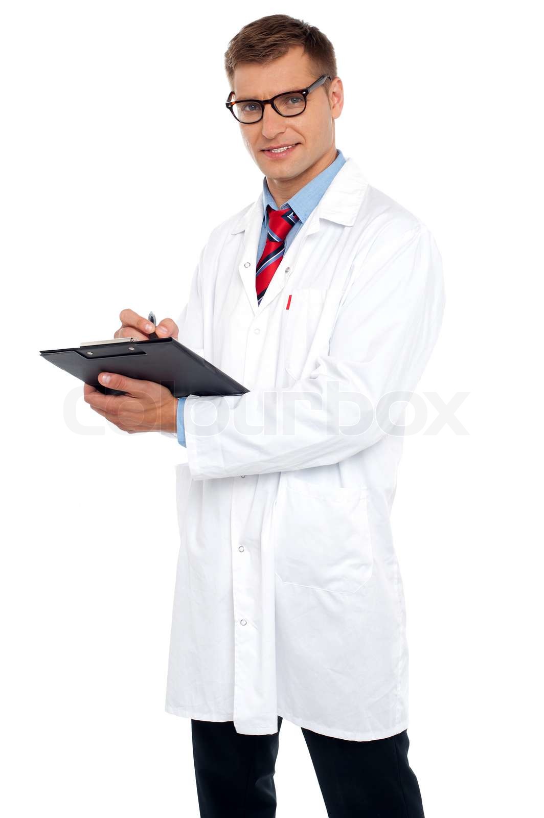 rapport, doktor, recept | Stock foto | Colourbox
