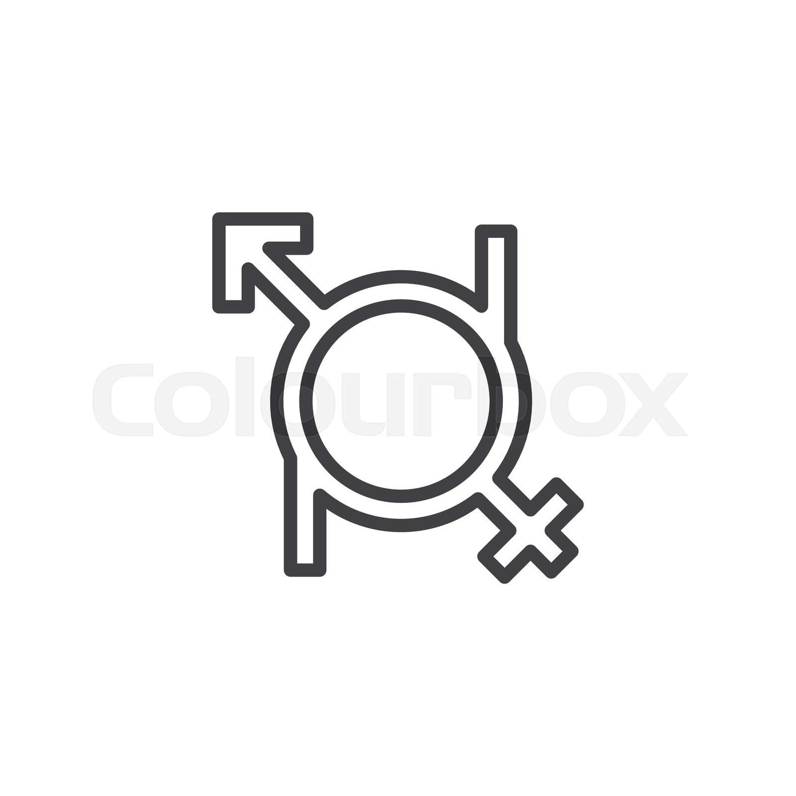 Gender Fluid Symbol