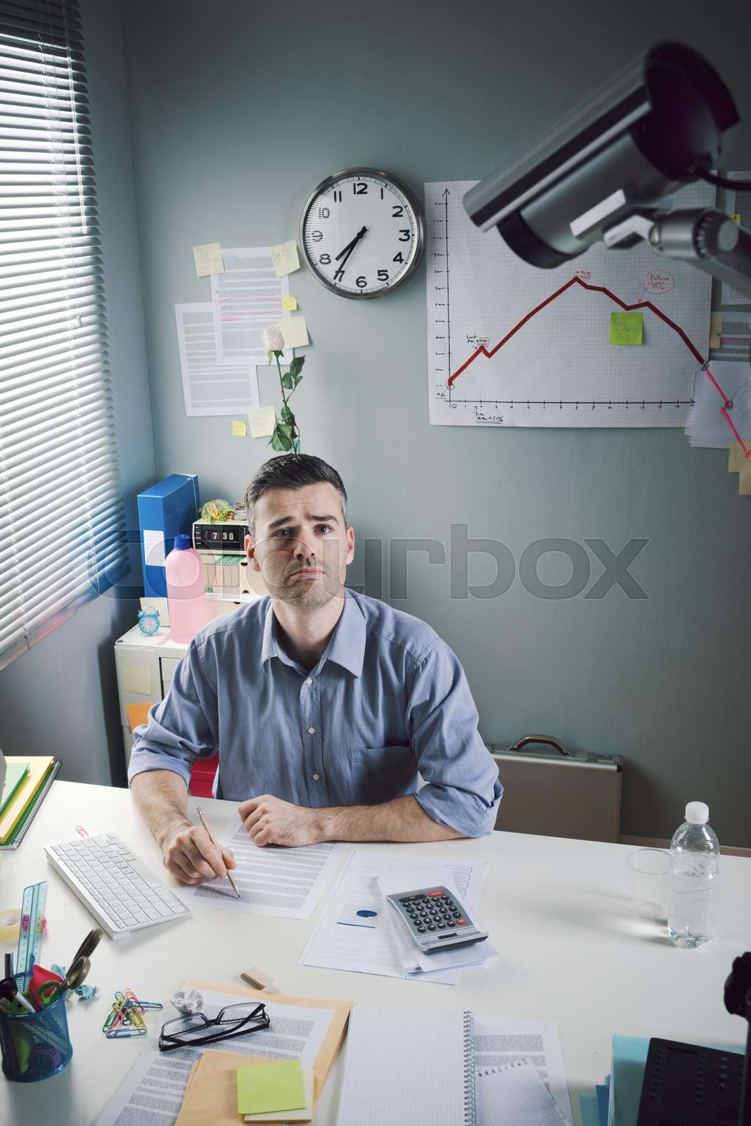 The boss is watching you | Stock image | Colourbox