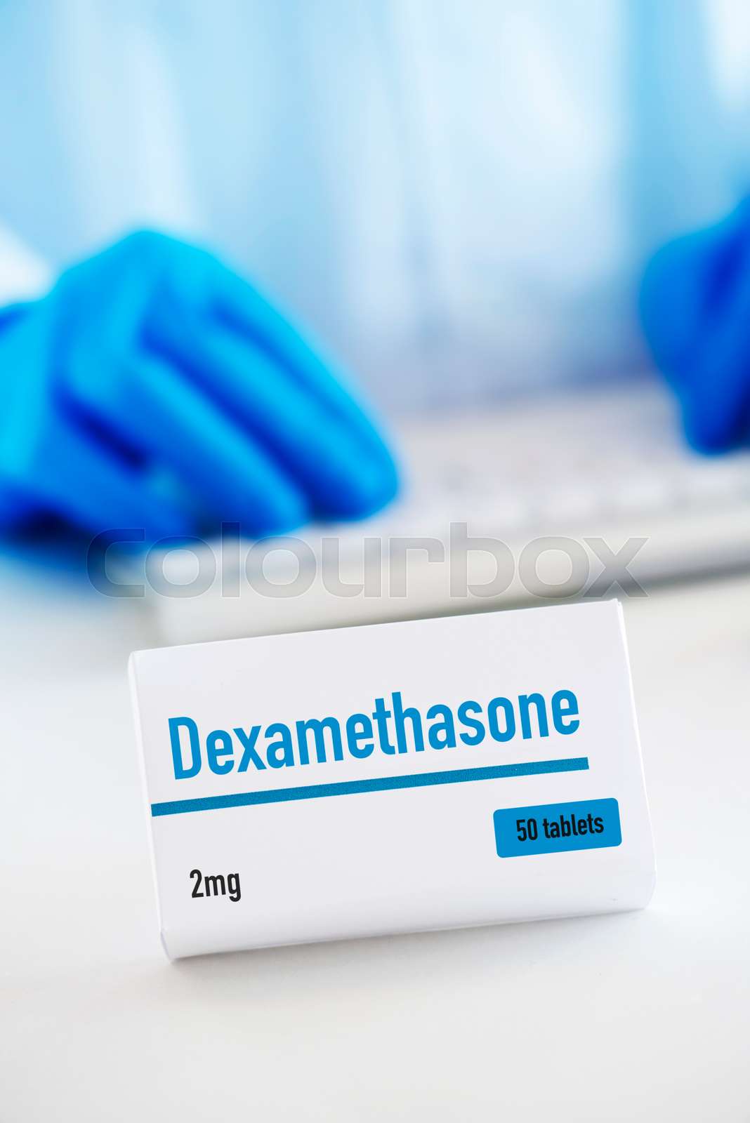 simulated box of dexamethasone | Stock image | Colourbox