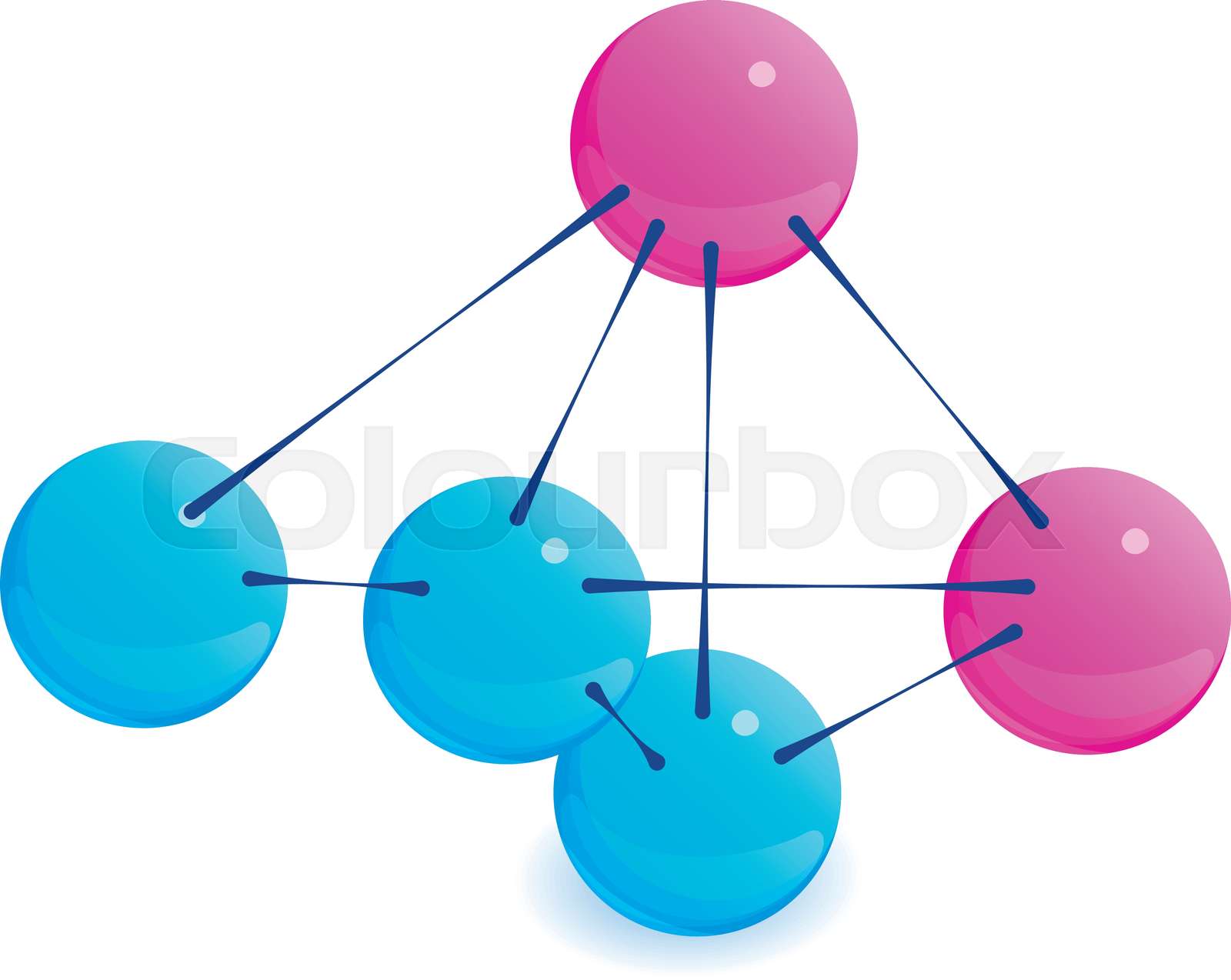 Structural model icon, isometric style | Stock vector | Colourbox