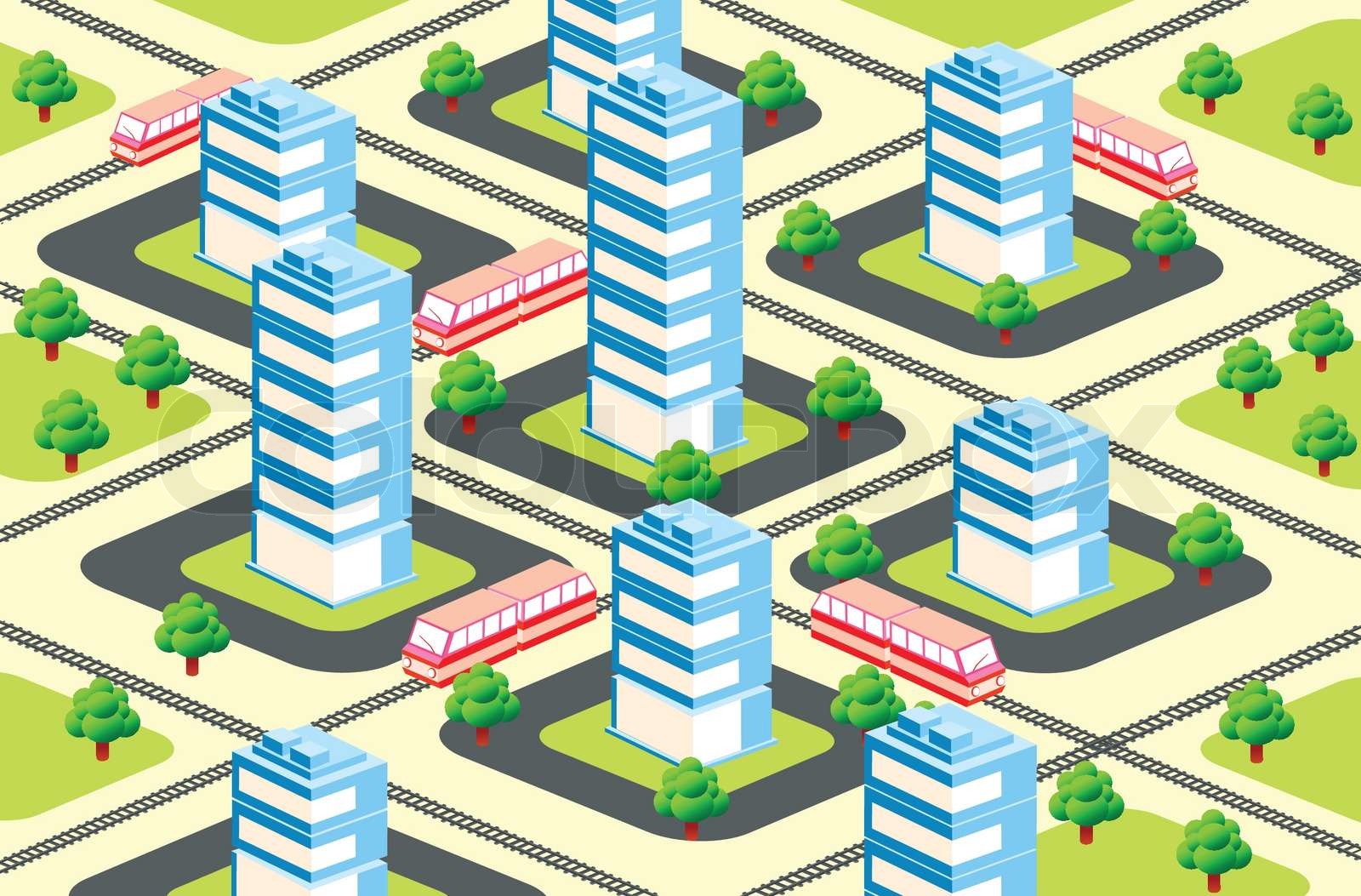 urban area | Stock vector | Colourbox