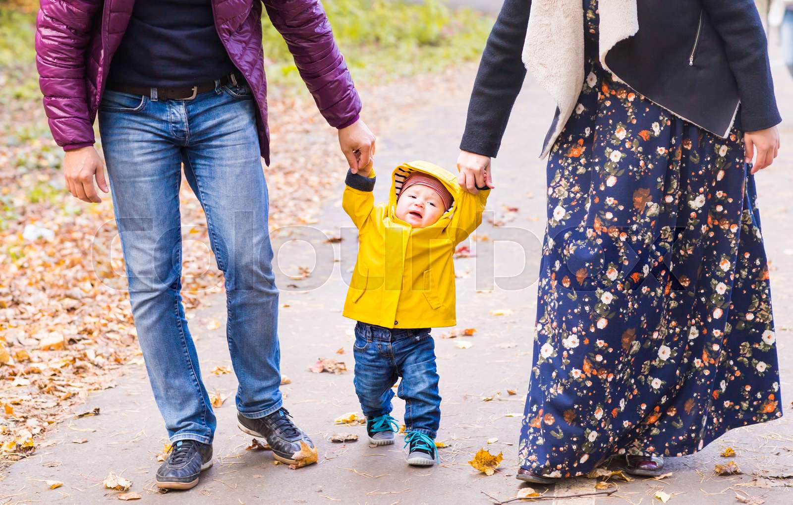 First little boy steps | Stock image | Colourbox