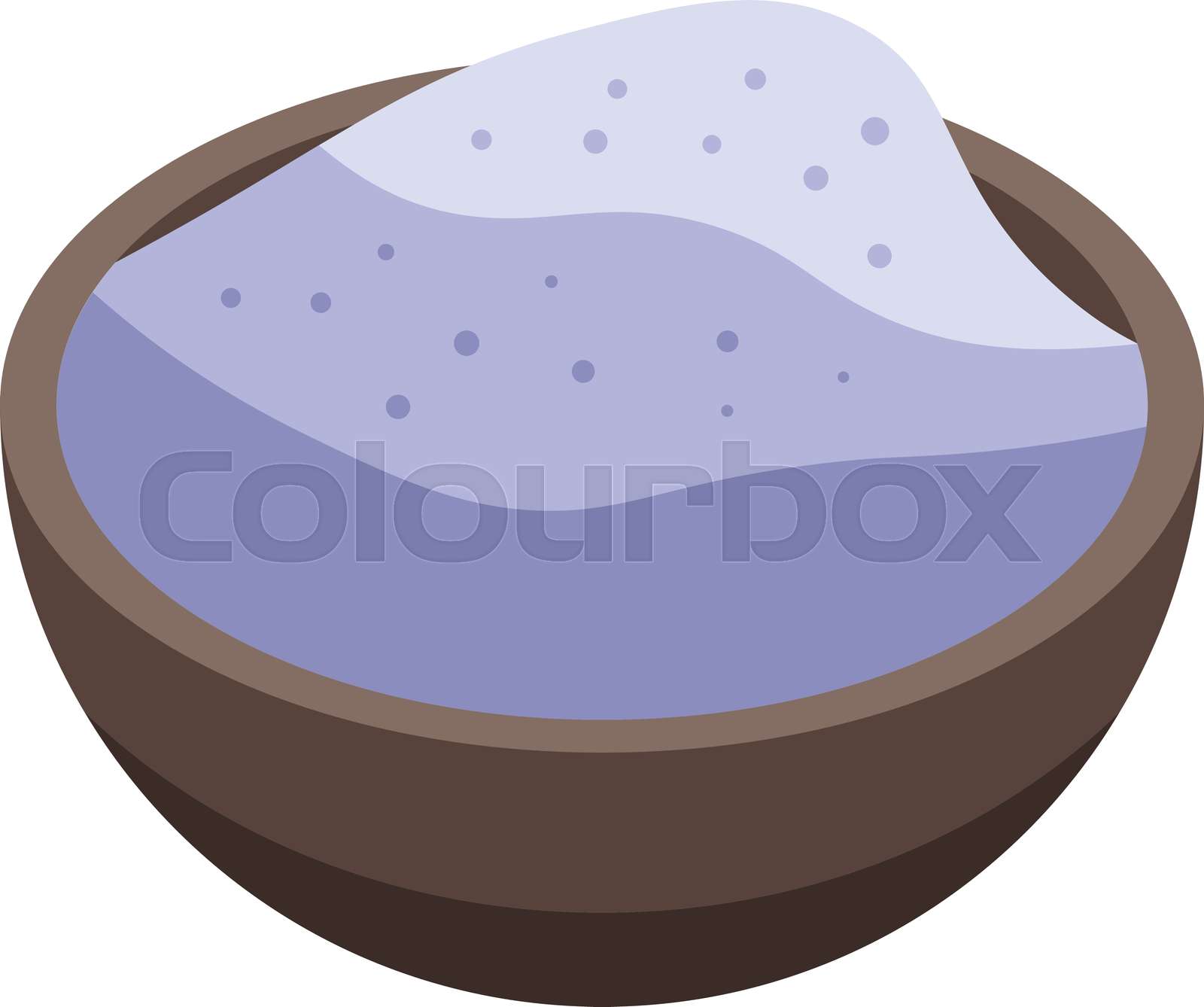 mehl, schale, icon | Stock-Vektor | Colourbox