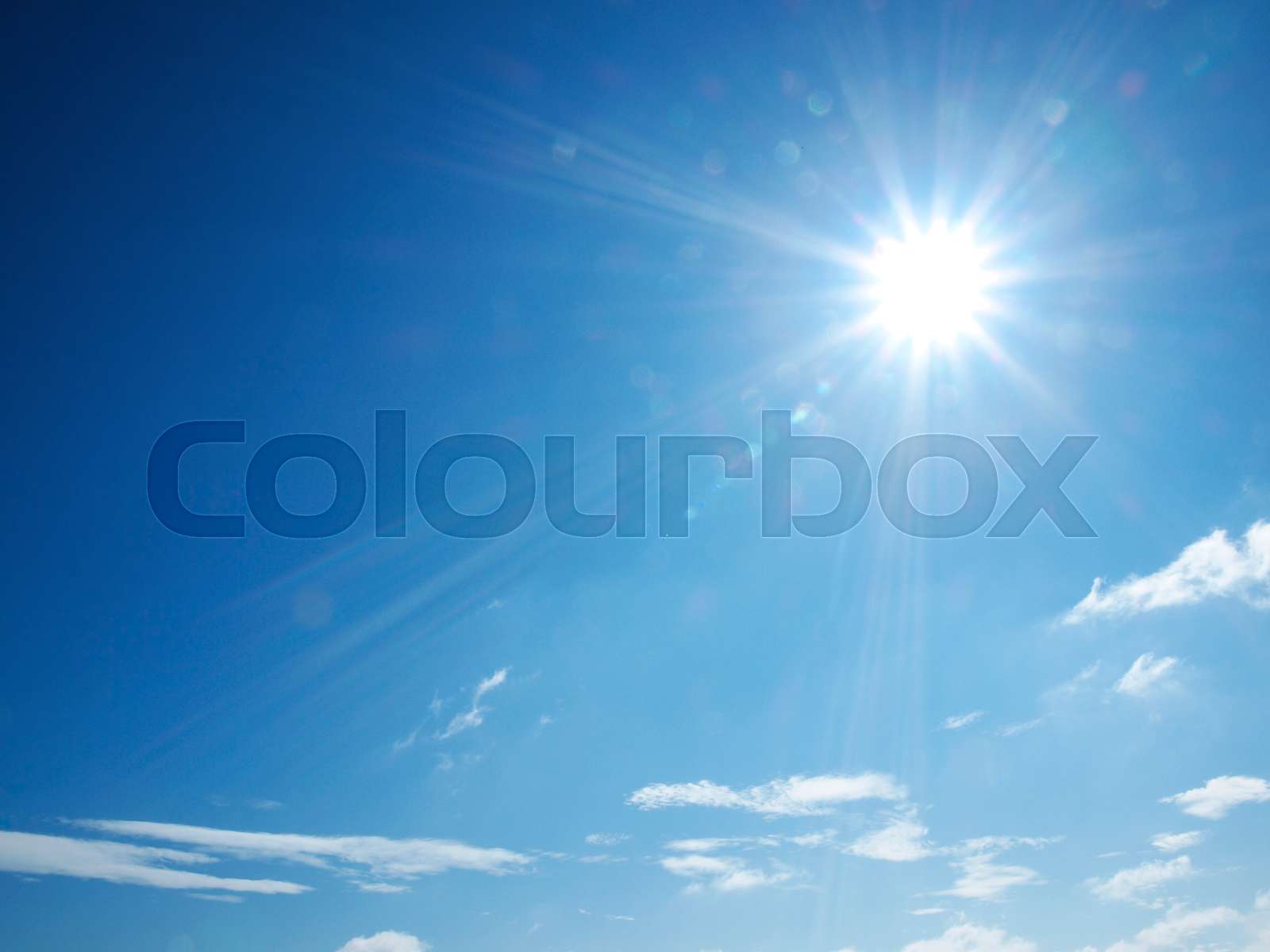 Clear Blue Sky Sun