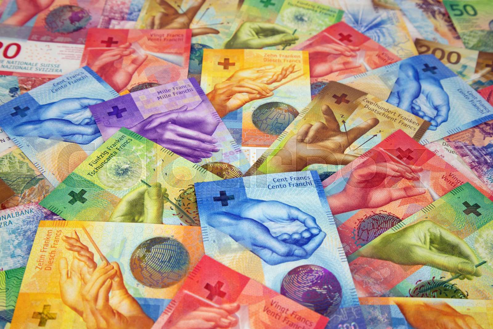 Swiss Francs Stock Image Colourbox Swiss Francs Stock Image Colourbox