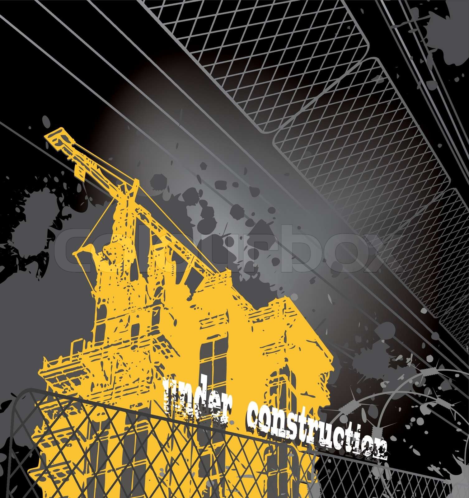 im Bau | Stock-Vektor | Colourbox