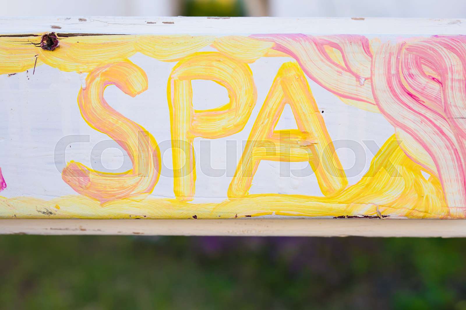 Spa Sign, signboard | Stock image | Colourbox