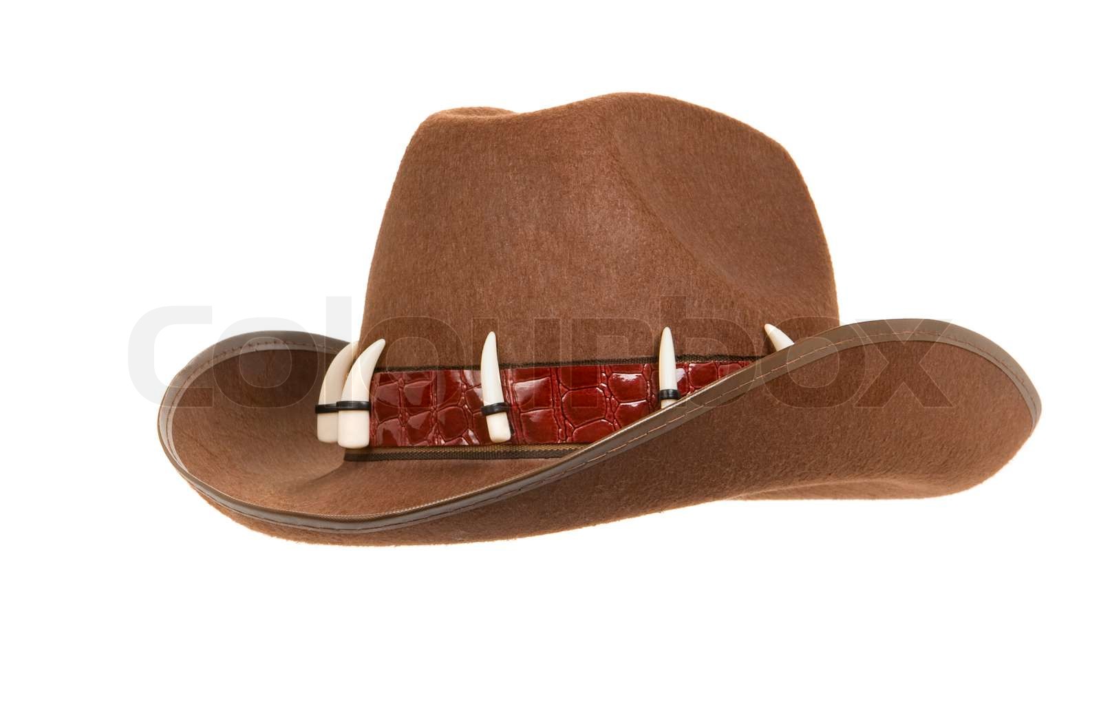 cowboy hat isolated on white | Stock image | Colourbox