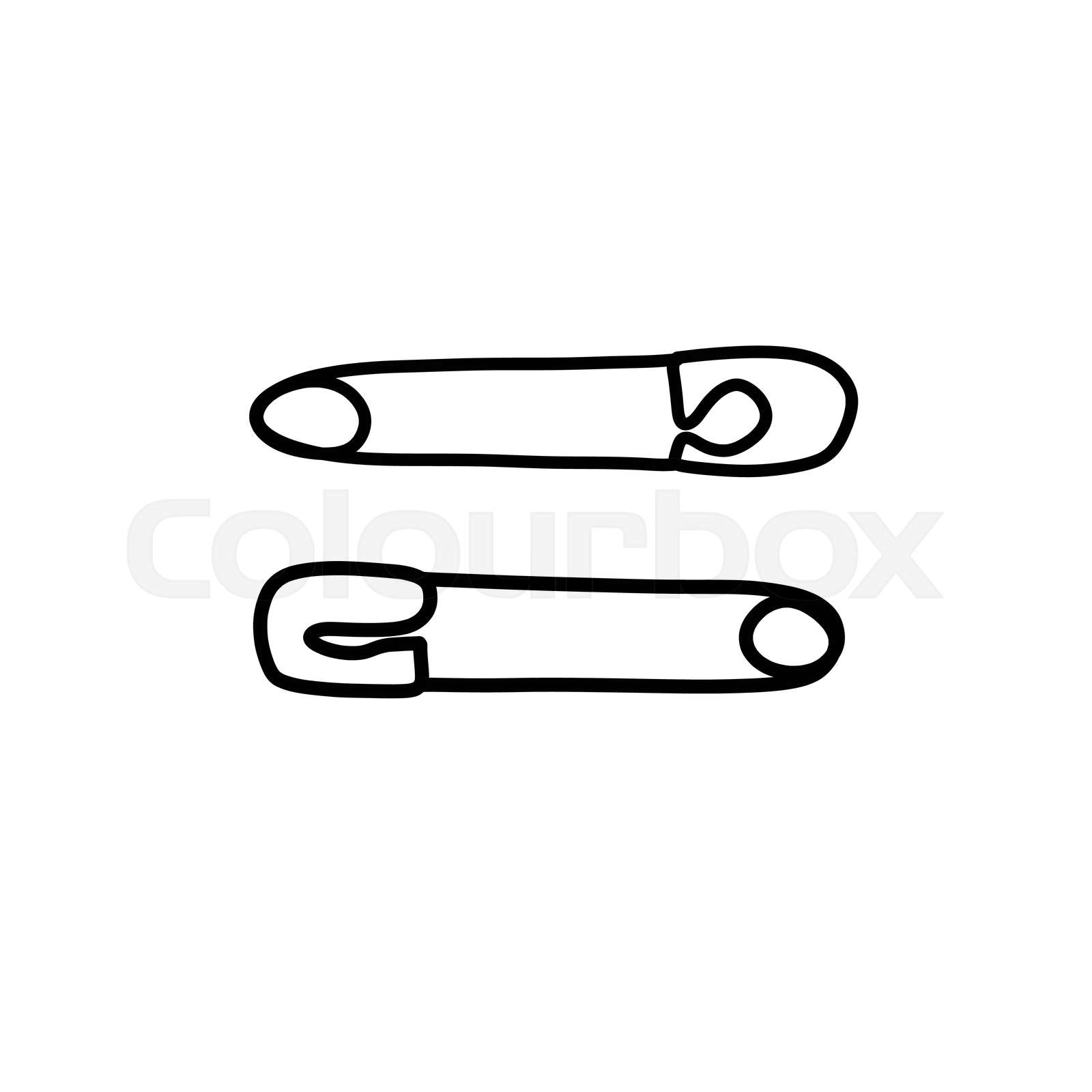 Safety Pin Vector