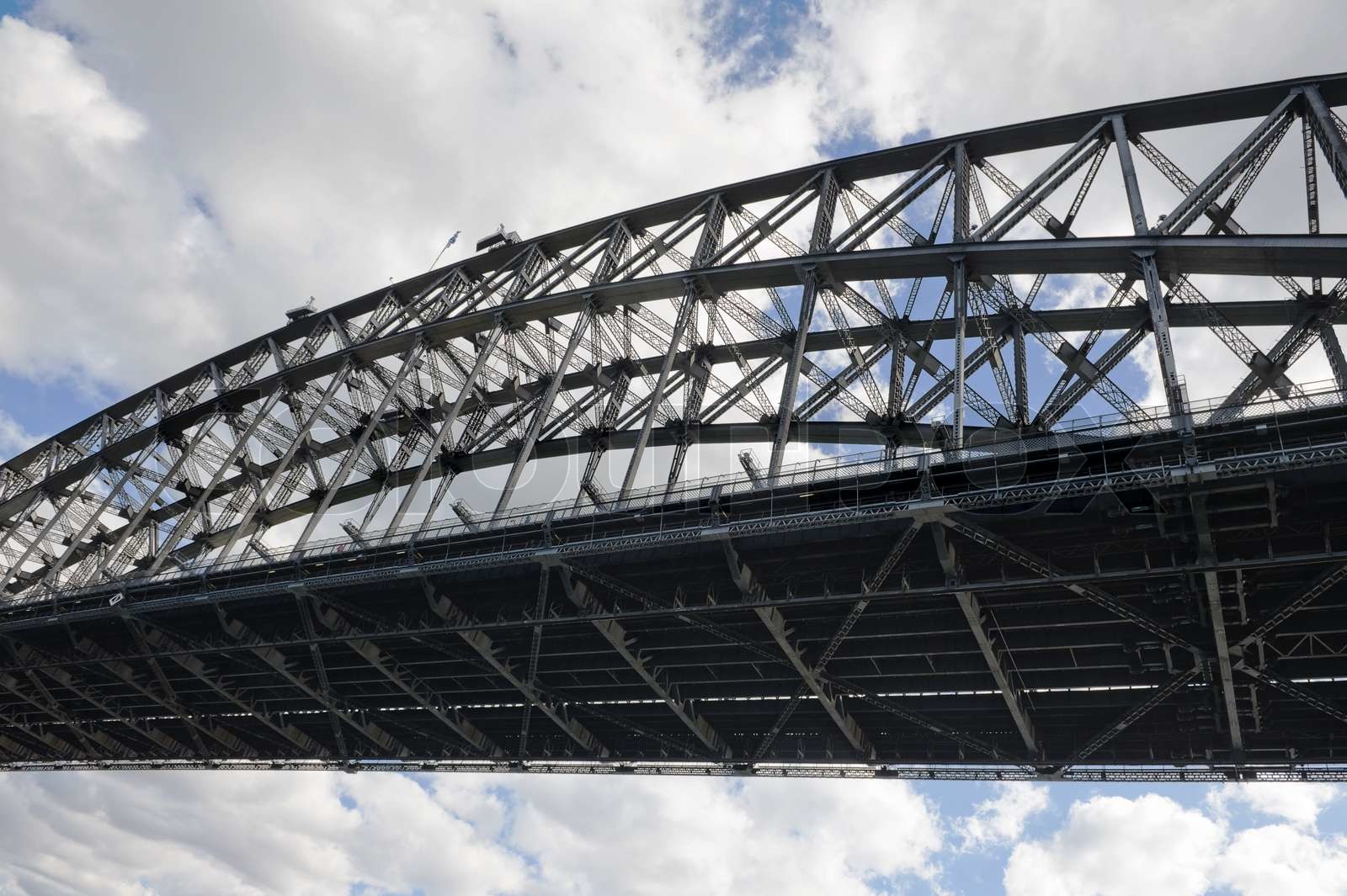 bottom view of the Sydney Harbour Bridge | Stock image | Colourbox
