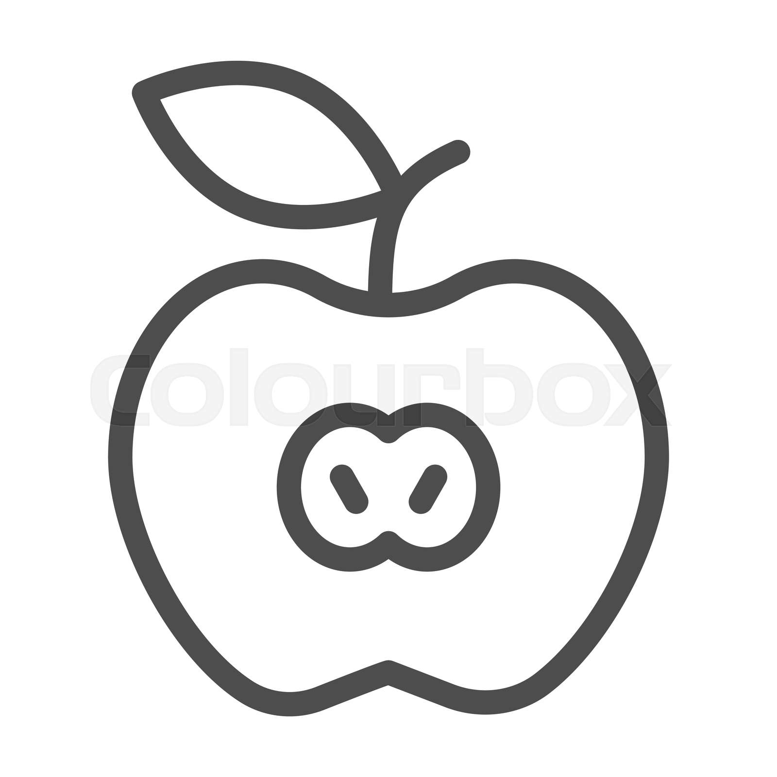 Apple Clip Art Black And White