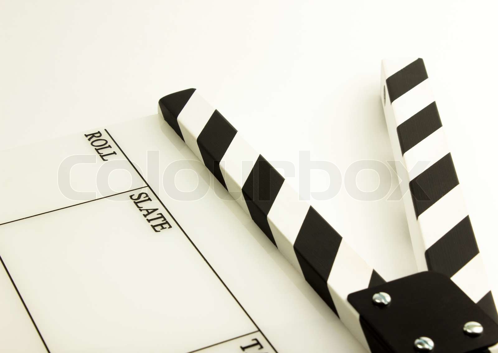 film clapboard | Stock image | Colourbox