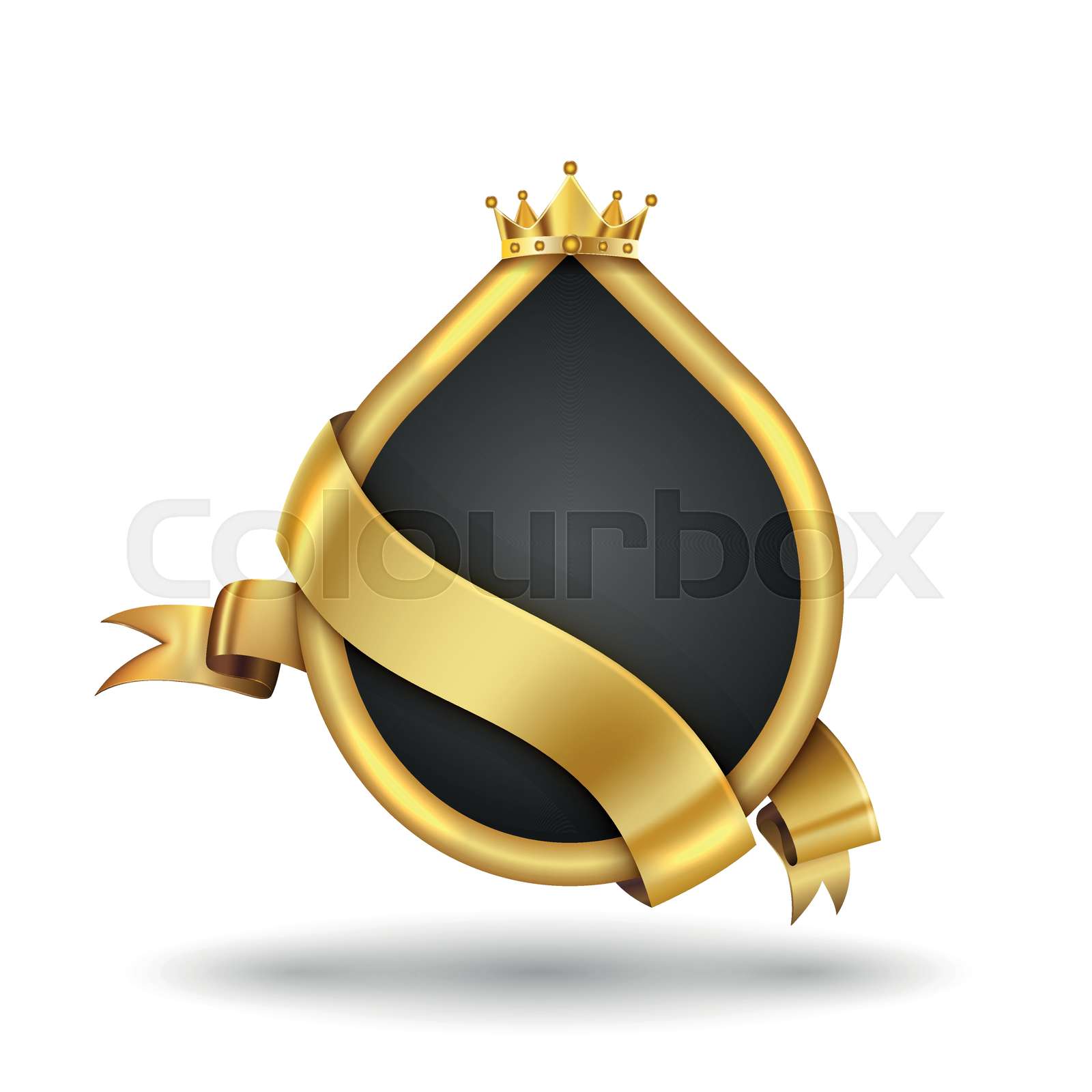 Gold banner | Stock vector | Colourbox