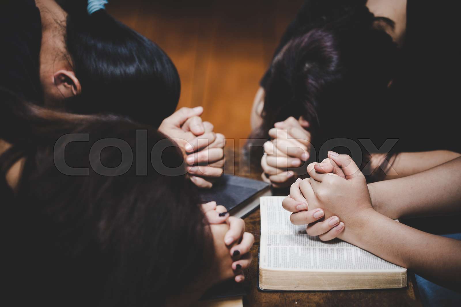 Group Of Women Praying