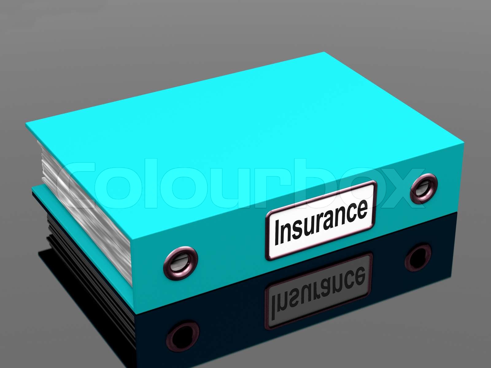 Insurance Policy Coverage File For Policies | Stock image | Colourbox