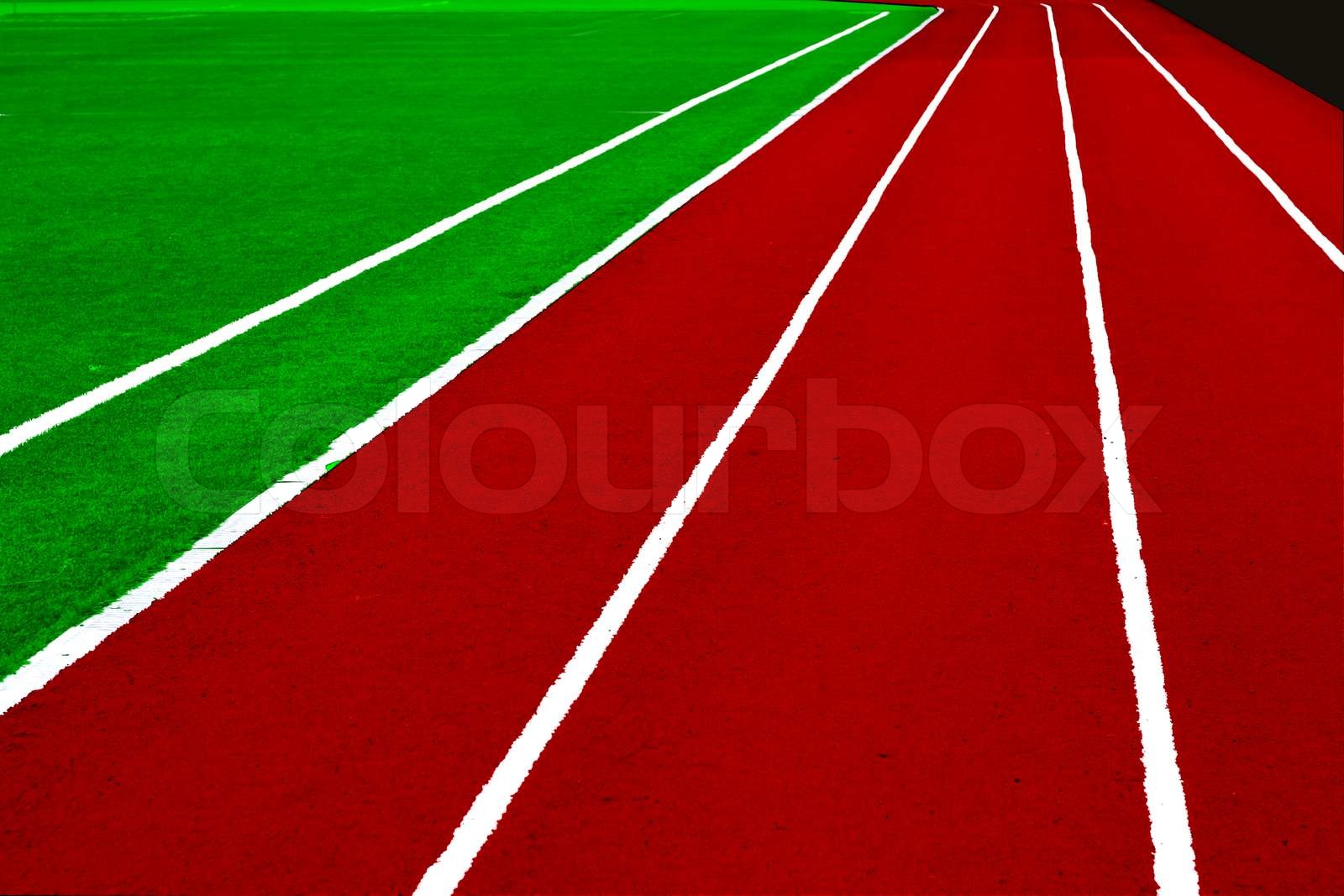 Laufbahnen auf aStadium | Stock Bild | Colourbox