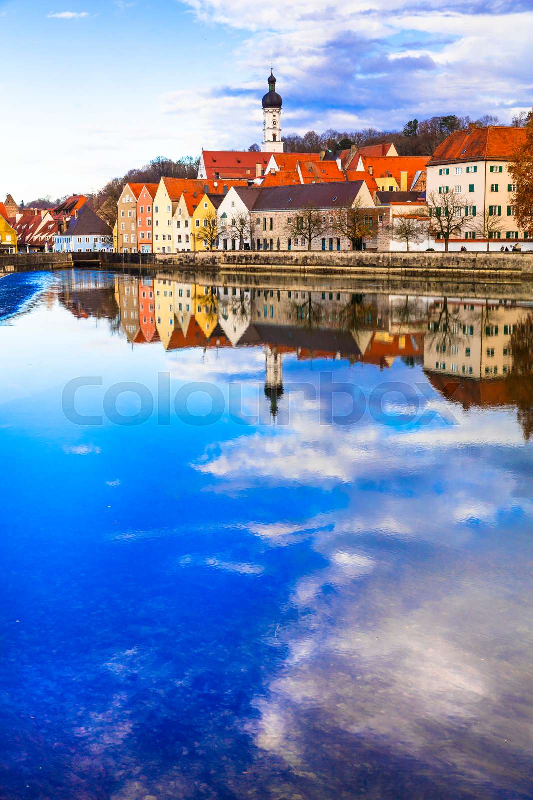 Germany landmarks - romantic Landsberg town | Stock image | Colourbox