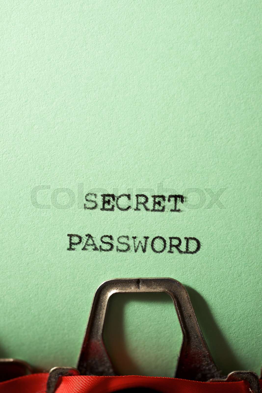Secret password concept | Stock image | Colourbox