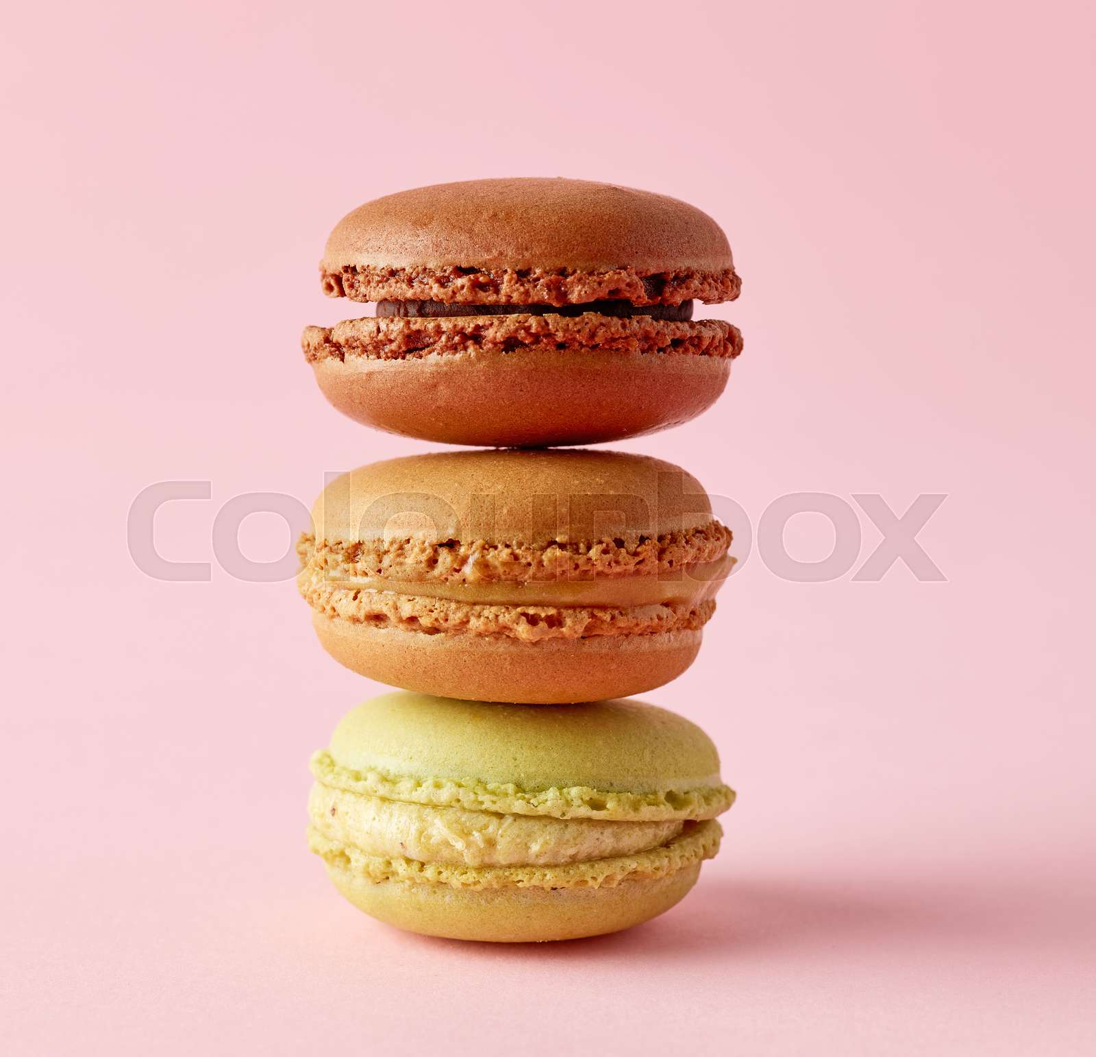 stack of macaroons | Stock image | Colourbox