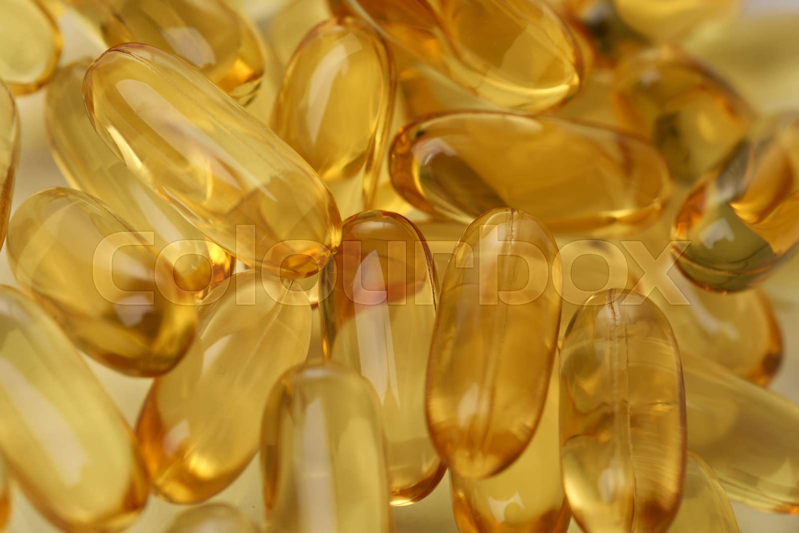 Yellow jelly drugs for health | Stock image | Colourbox