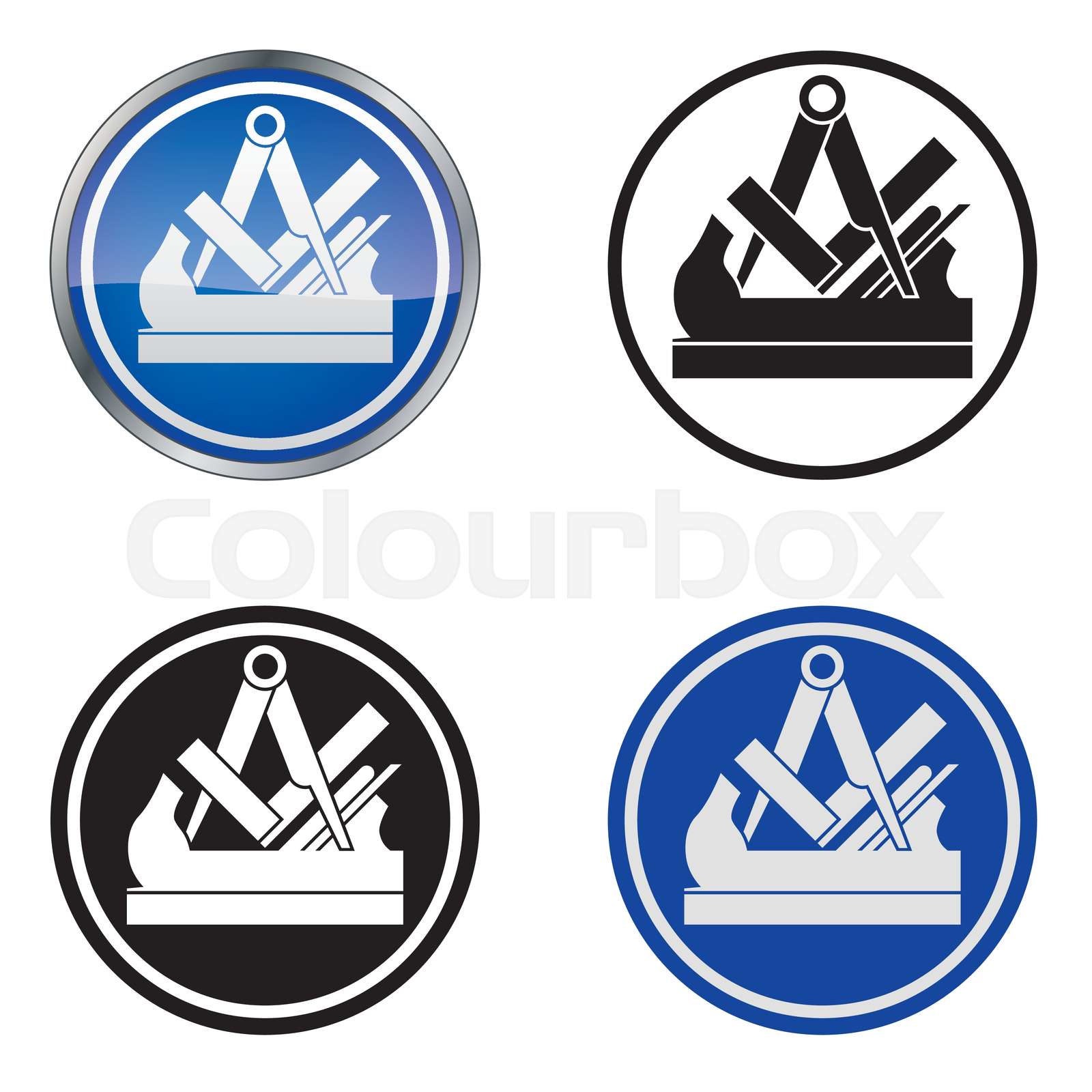 Zunftzeichen Tischler Schreiner Handwerk | Stock-Vektor | Colourbox