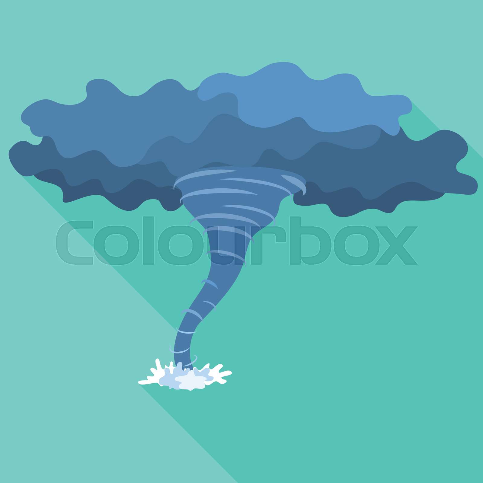 sturm, hurrikan, icon | Stock-Vektor | Colourbox