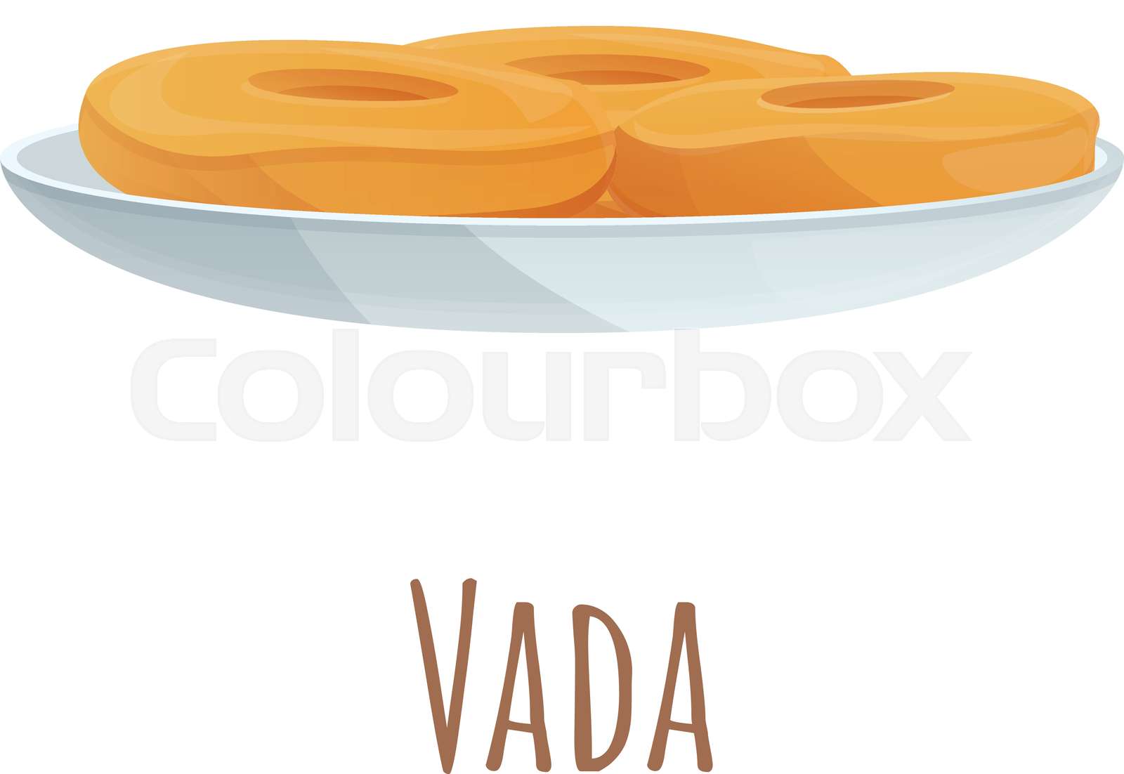 Vada icon, cartoon style | Stock vector | Colourbox