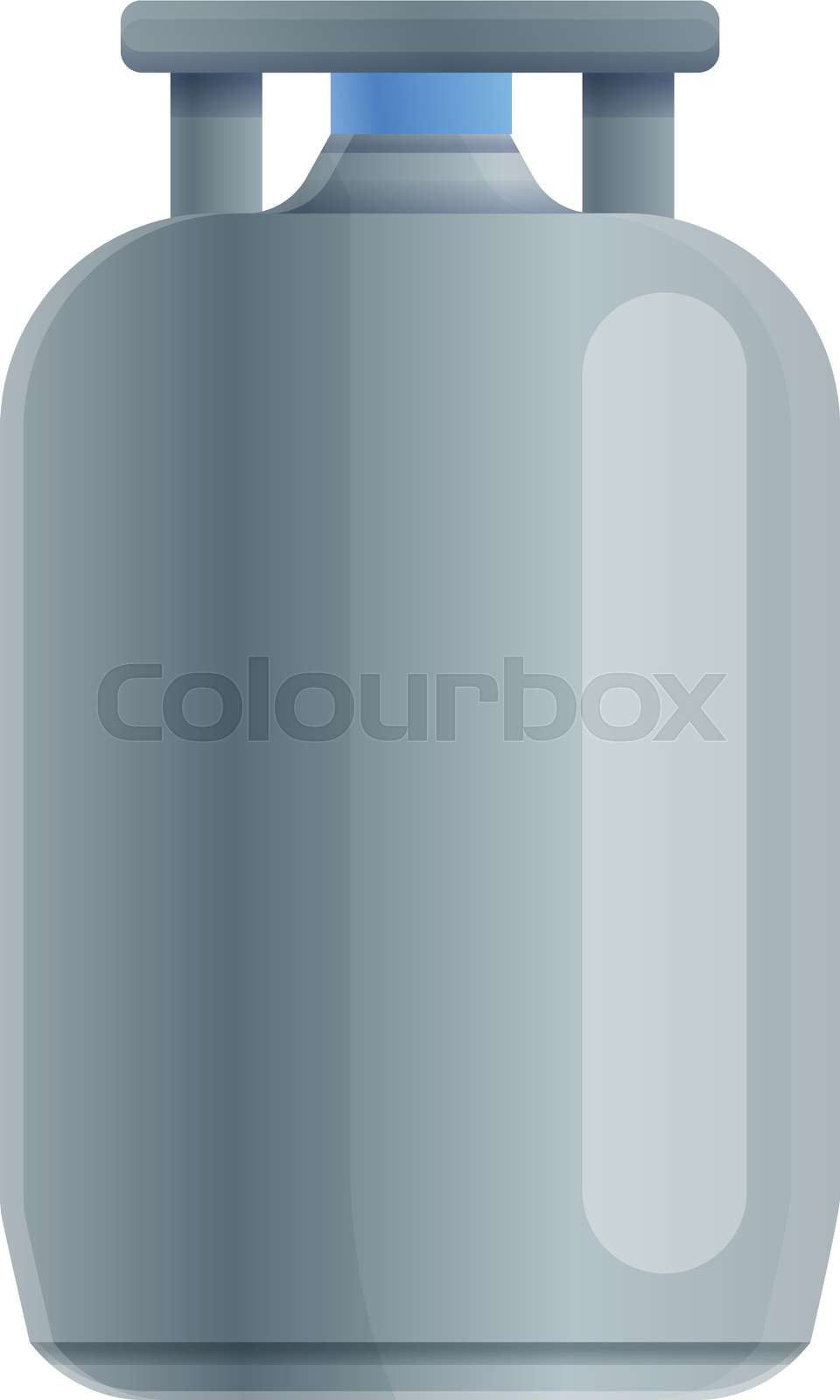 Butane gas cylinder icon, cartoon style | Stock vector | Colourbox