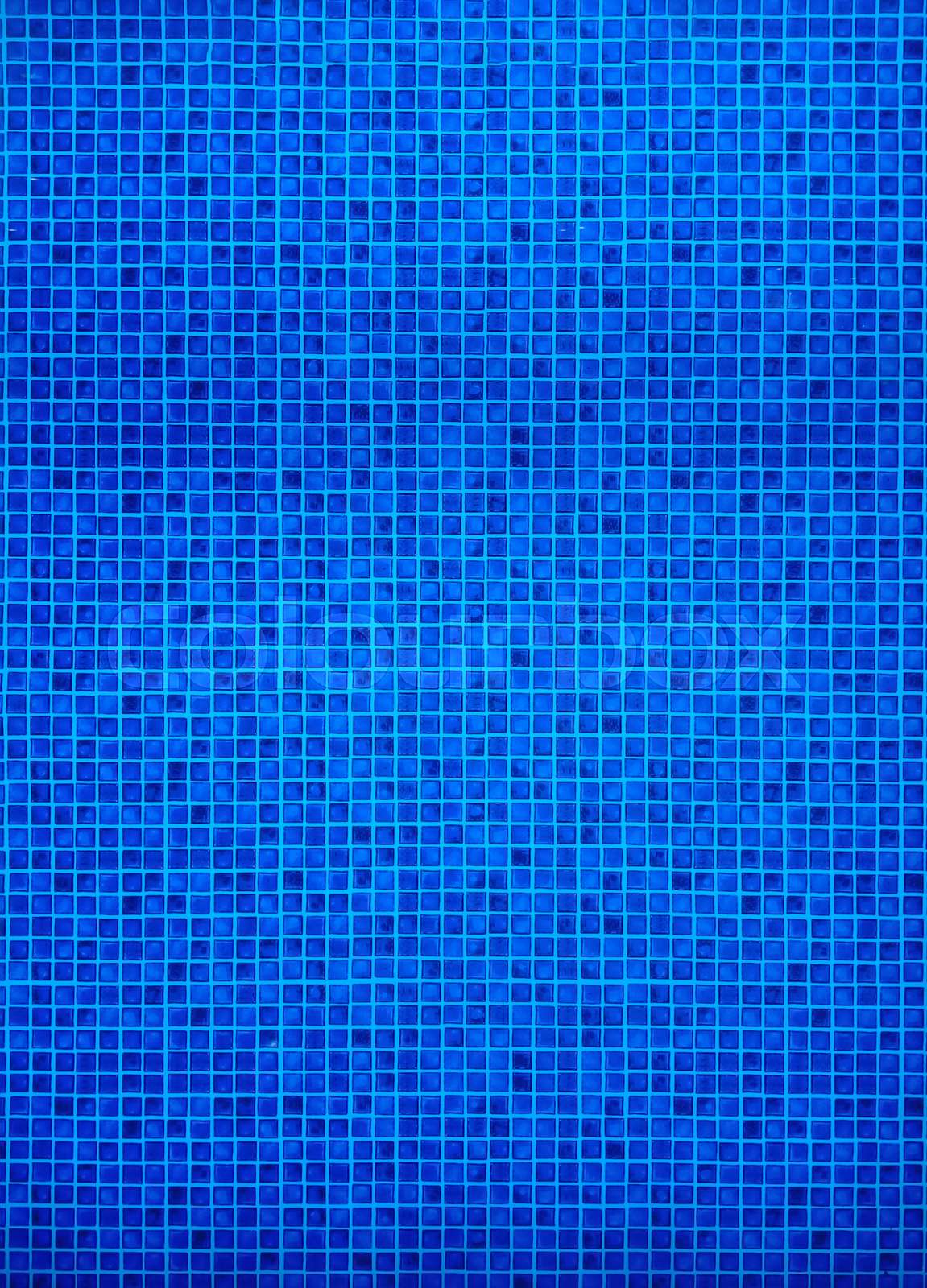 Top view, Swimming pool with blue tile surface | Stock image | Colourbox