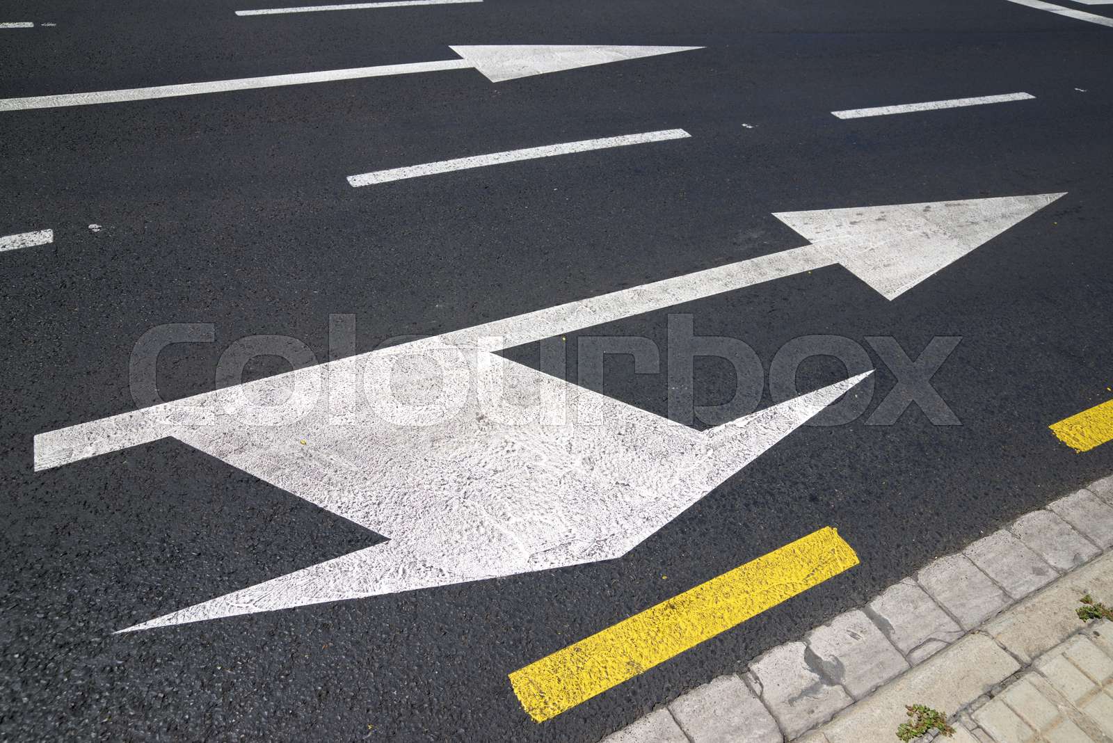 Arrow directional signals | Stock image | Colourbox