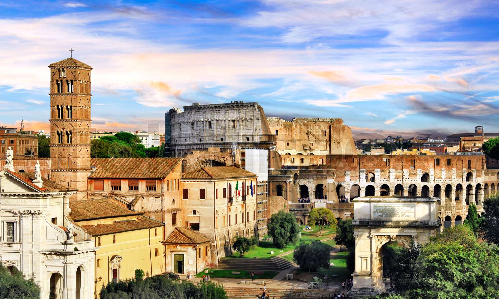 Great Rome, imperial Forum. Italy | Stock image | Colourbox