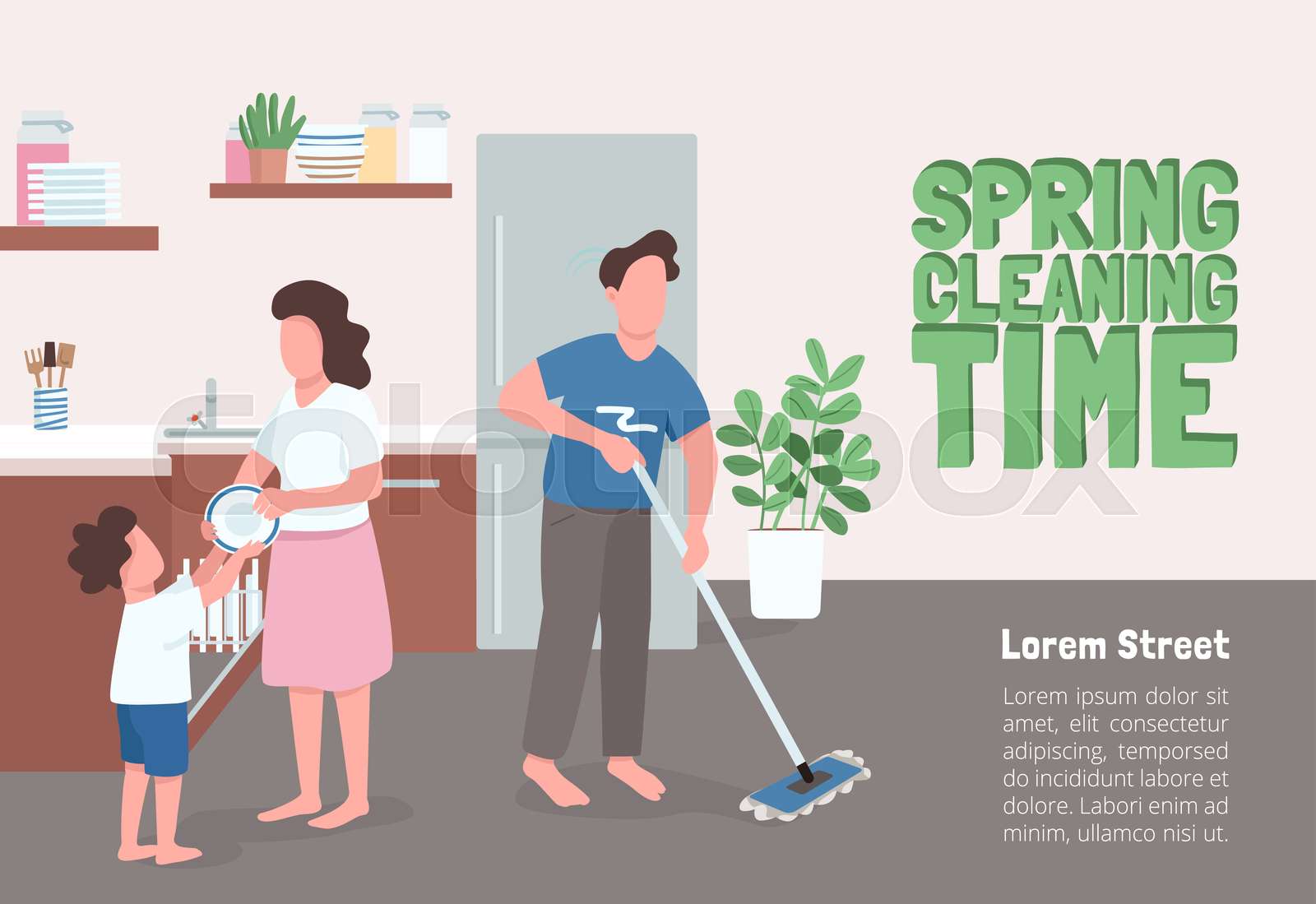 Spring Cleaning Cartoon Images