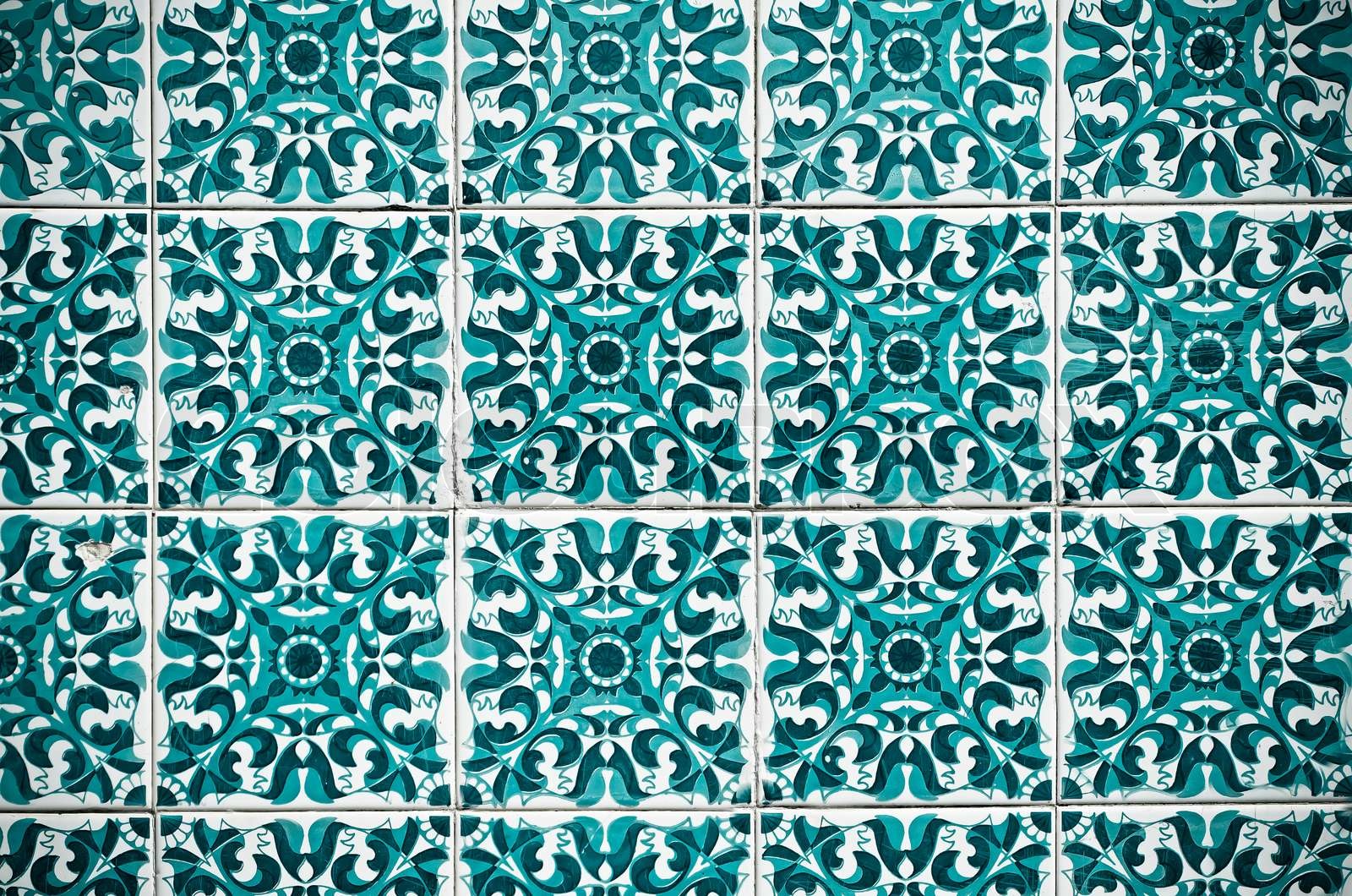 Vintage spanish style ceramic tiles | Stock image | Colourbox