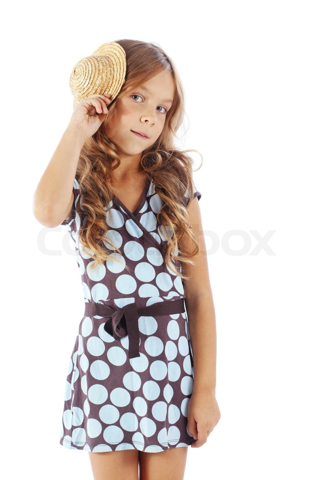 Fashion kid girl | Stock image | Colourbox