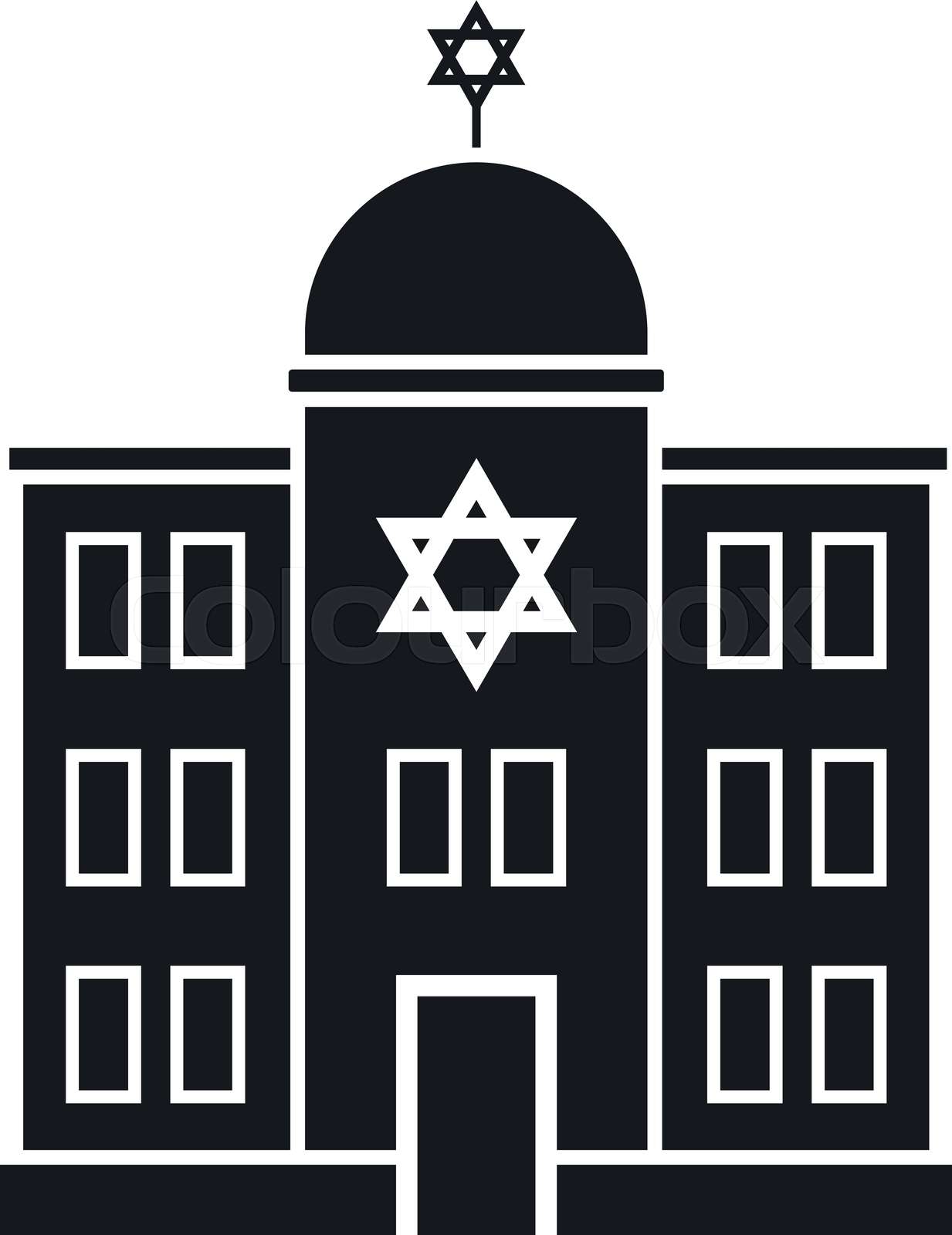 Jewish Temple Clipart Black And White