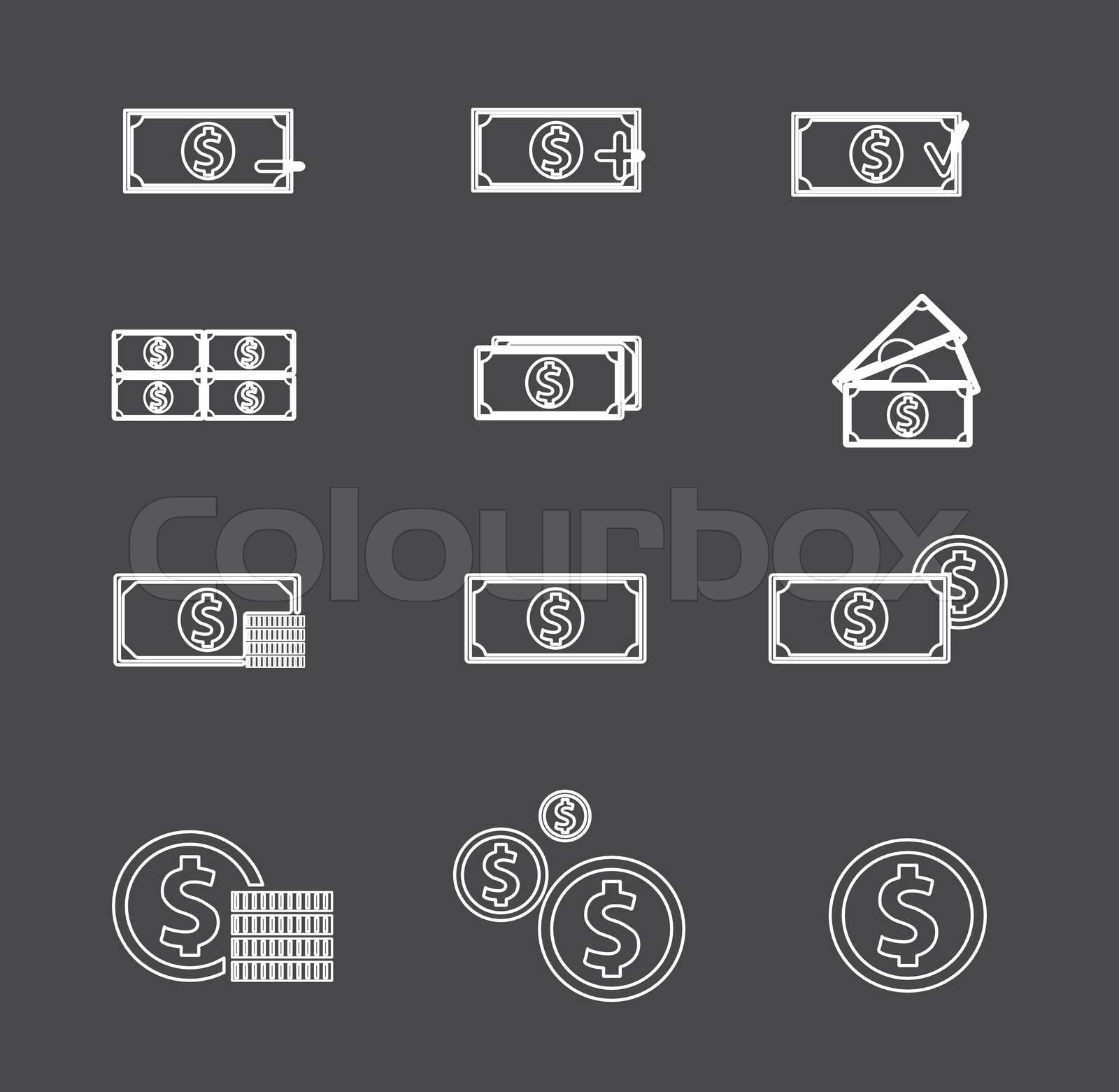 Geld-Symbol | Stock-Vektor | Colourbox