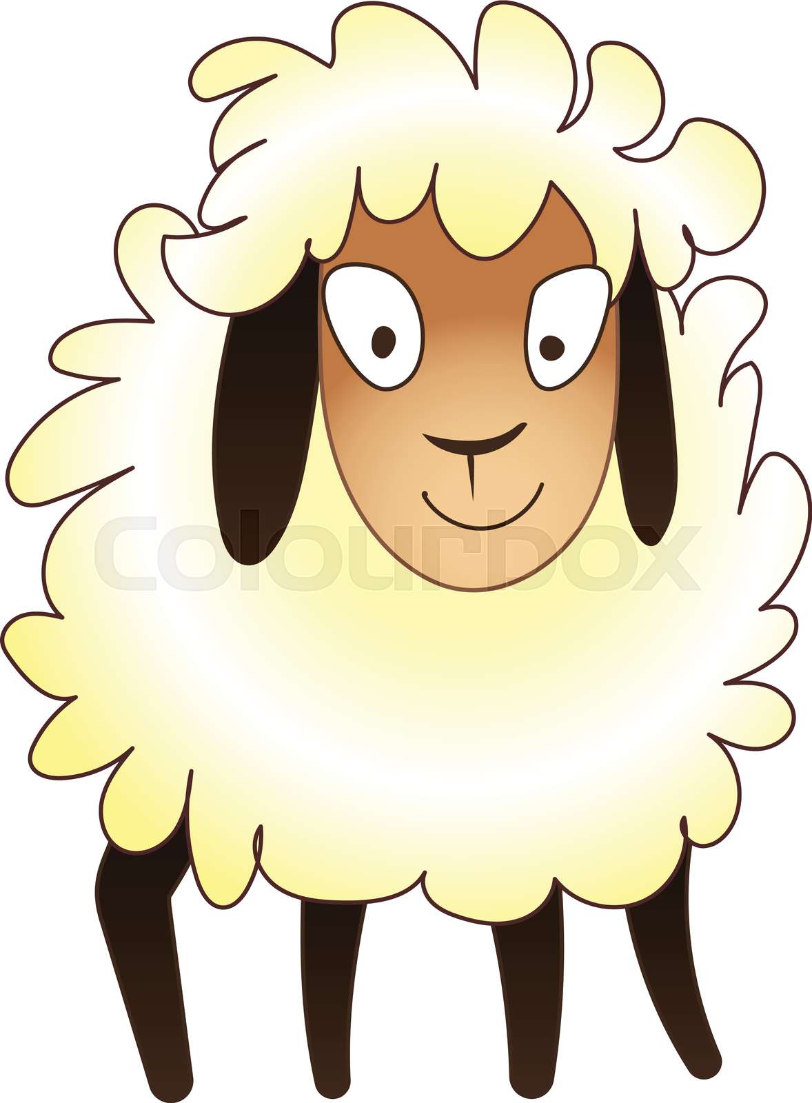 Sheep Face Clip Art Cute