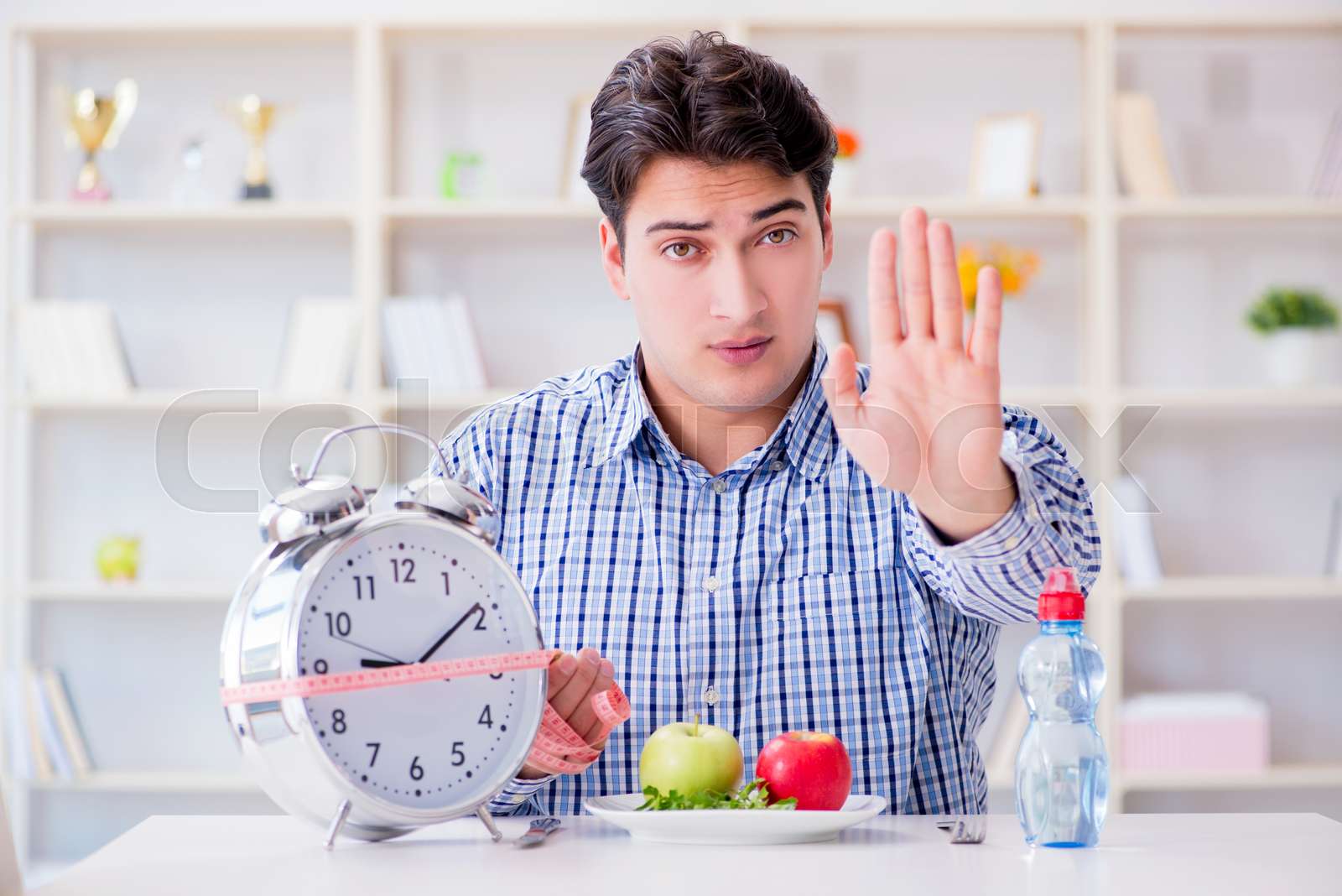 Concept of slow service in the restaurant | Stock image | Colourbox