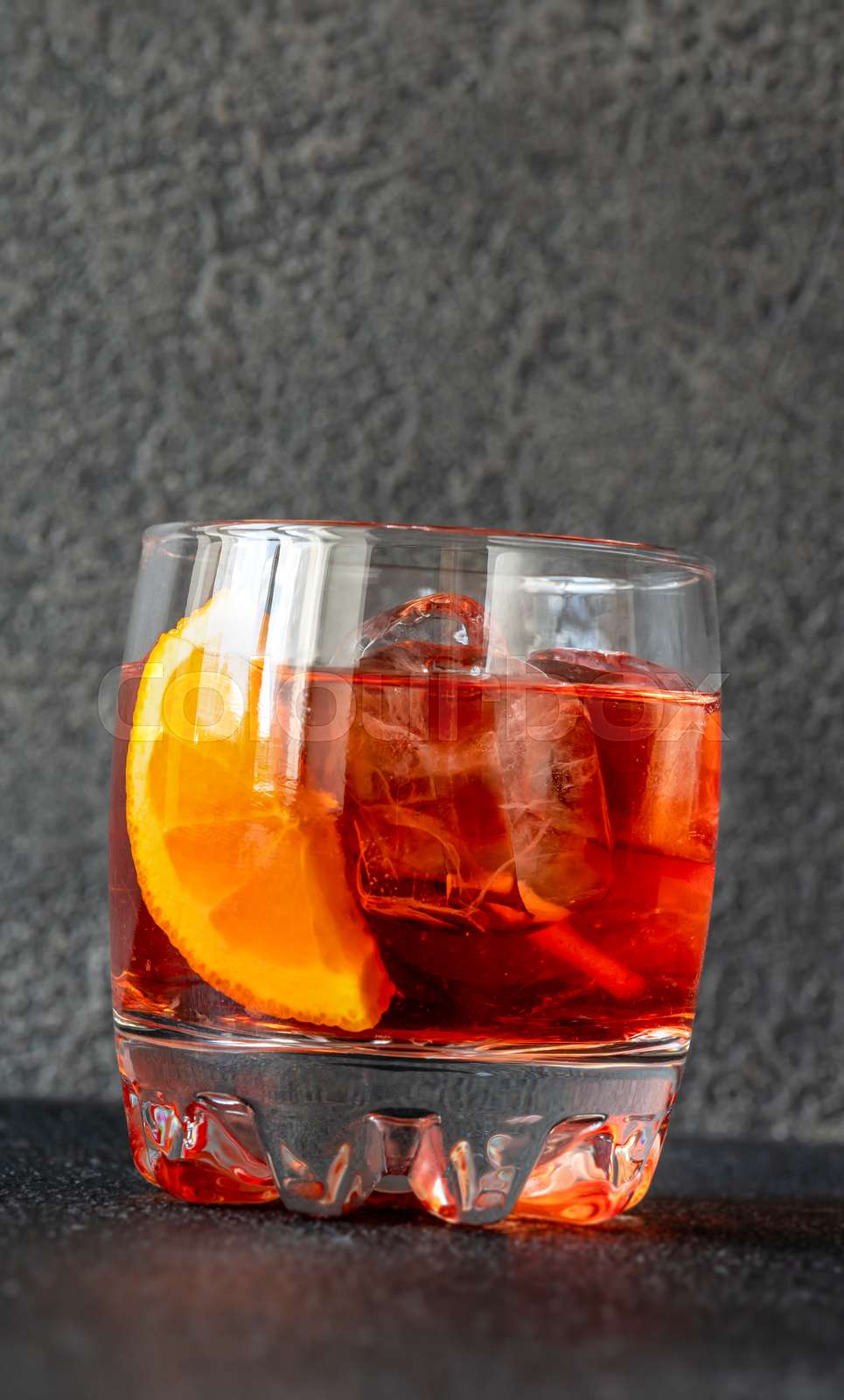 Glass of Negroni | Stock image | Colourbox