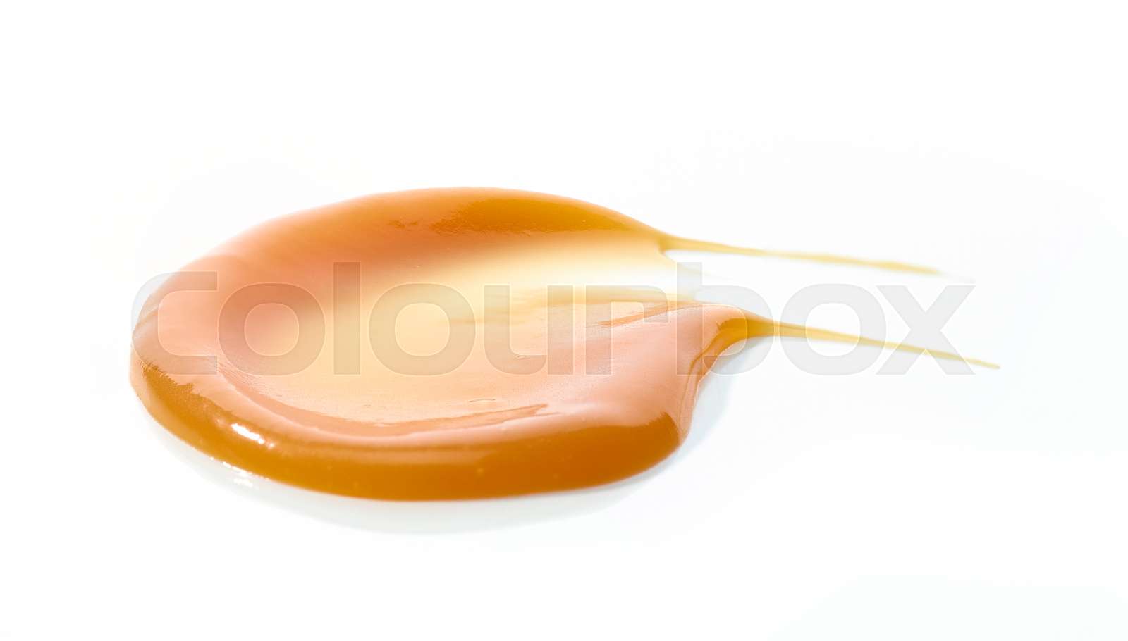 melted caramel drop | Stock image | Colourbox