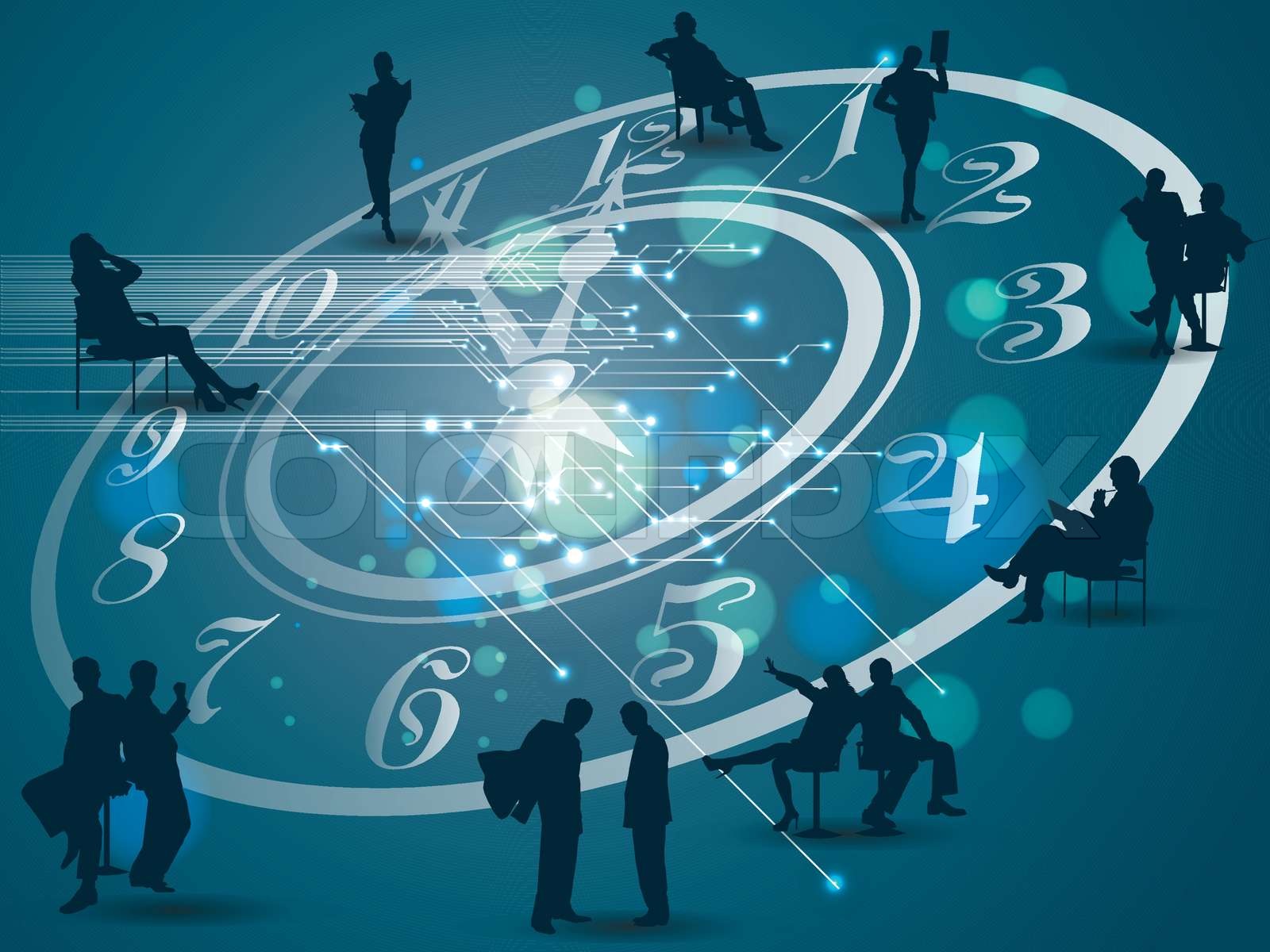 Backgrounds vector Business People Workforce | Stock vector | Colourbox