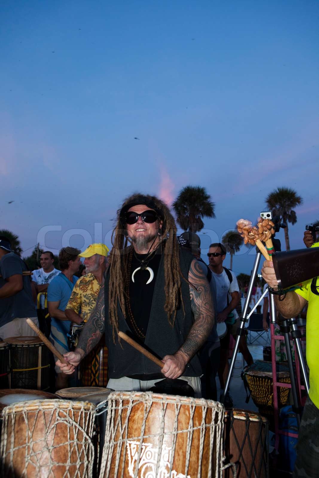 Man Drumming | Stock image | Colourbox