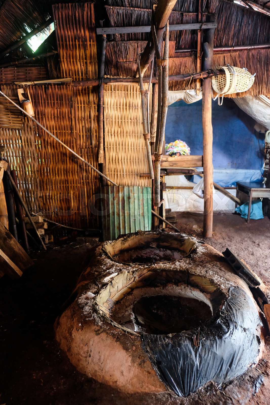 Ancient Rock Salt Pond | Stock image | Colourbox
